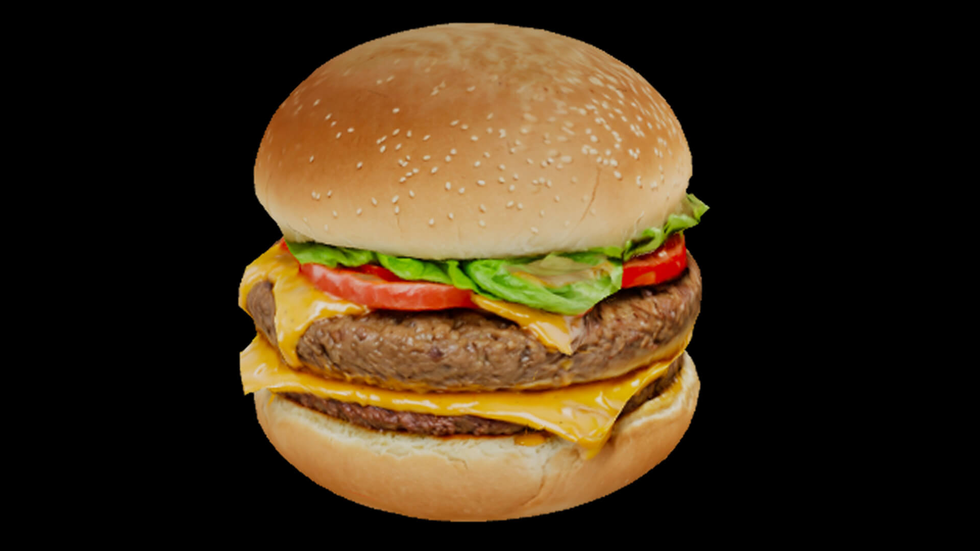 Hamburger Real 3D Model by Level24
