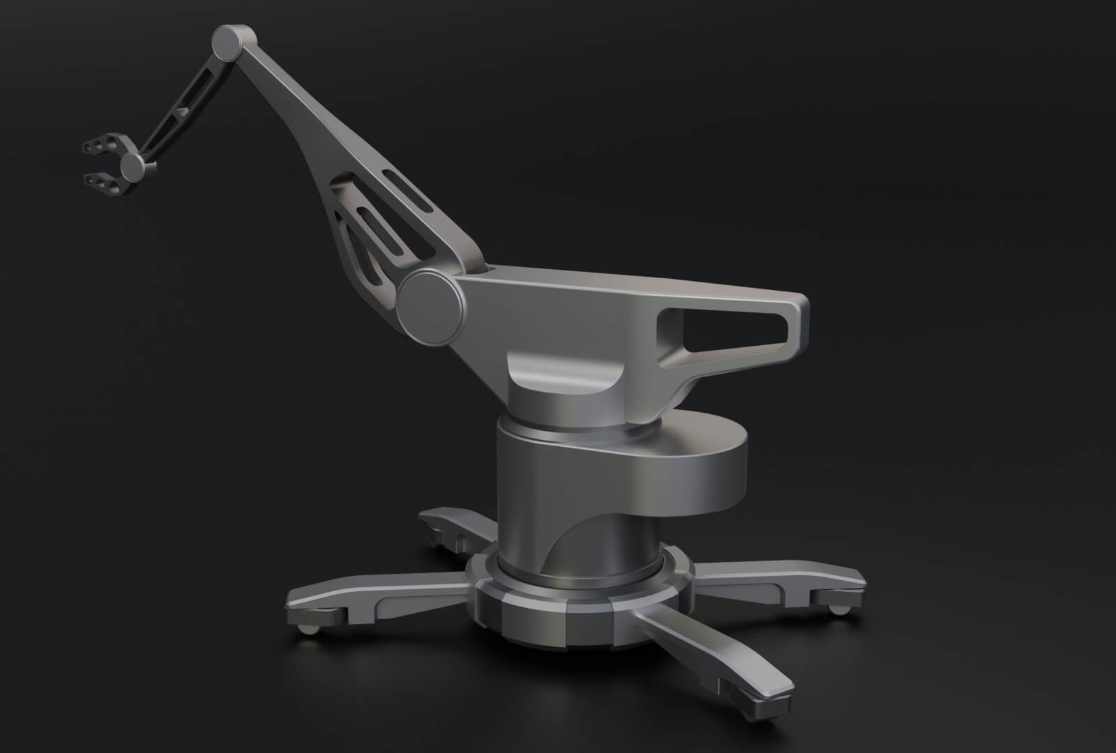 Robotic Claw Arm Industrial Design - 3D Model by levor