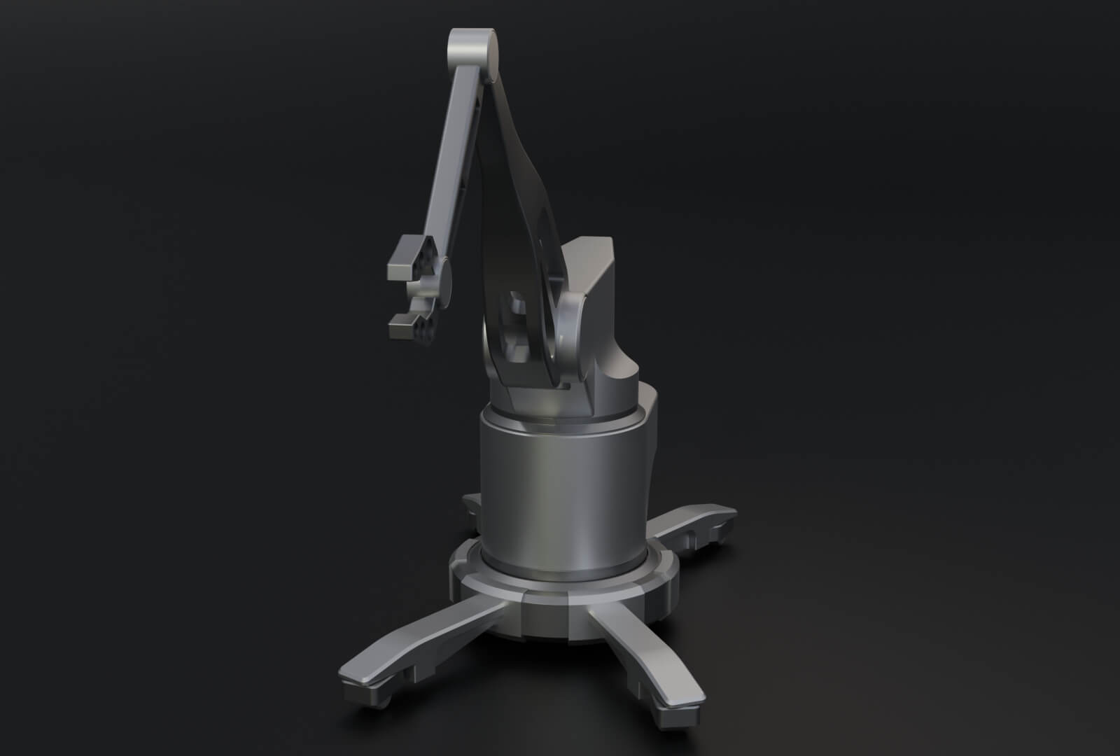 Robotic Claw Arm Industrial Design - 3D Model by levor