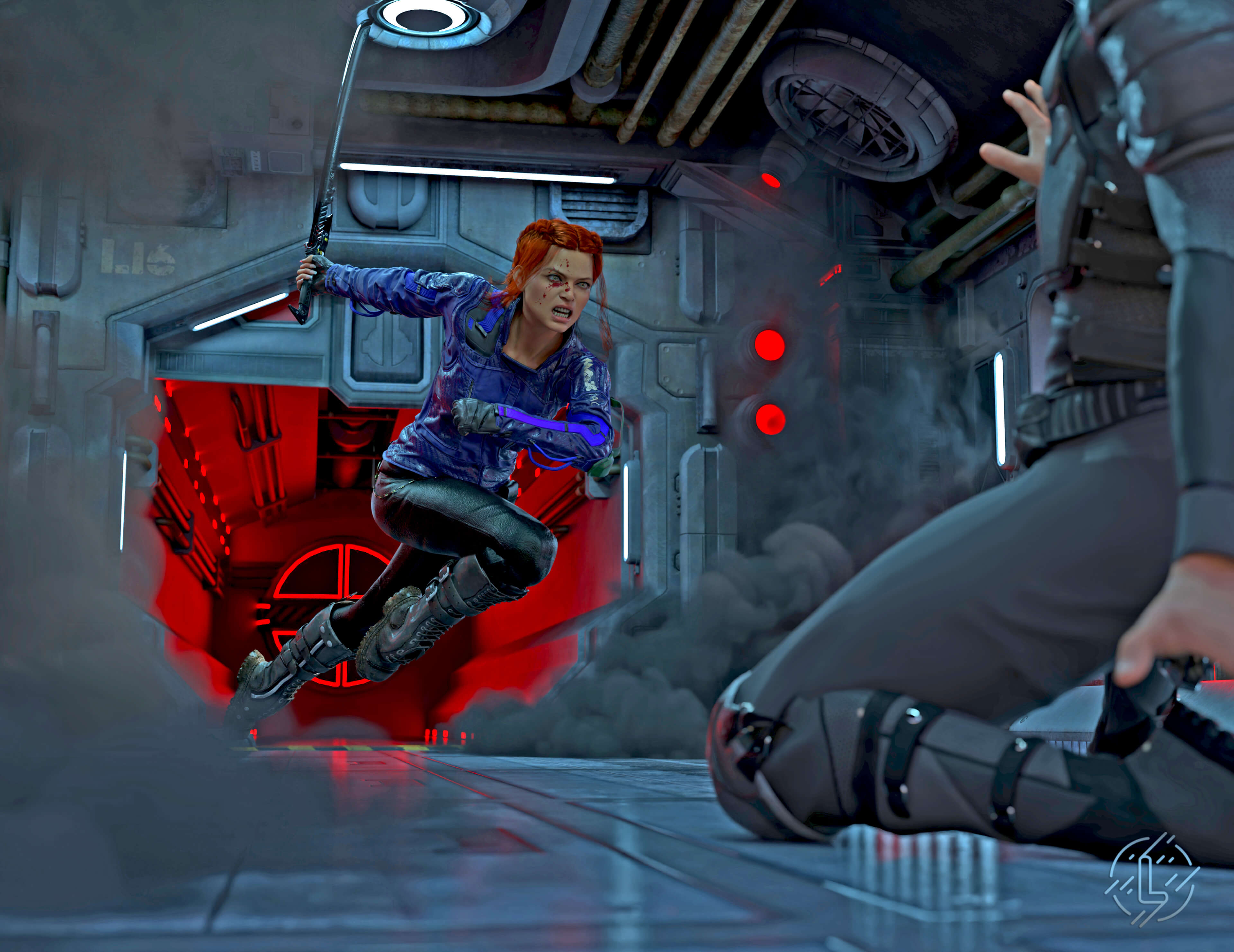 Rage 3D Render, Digital Art by lexana
