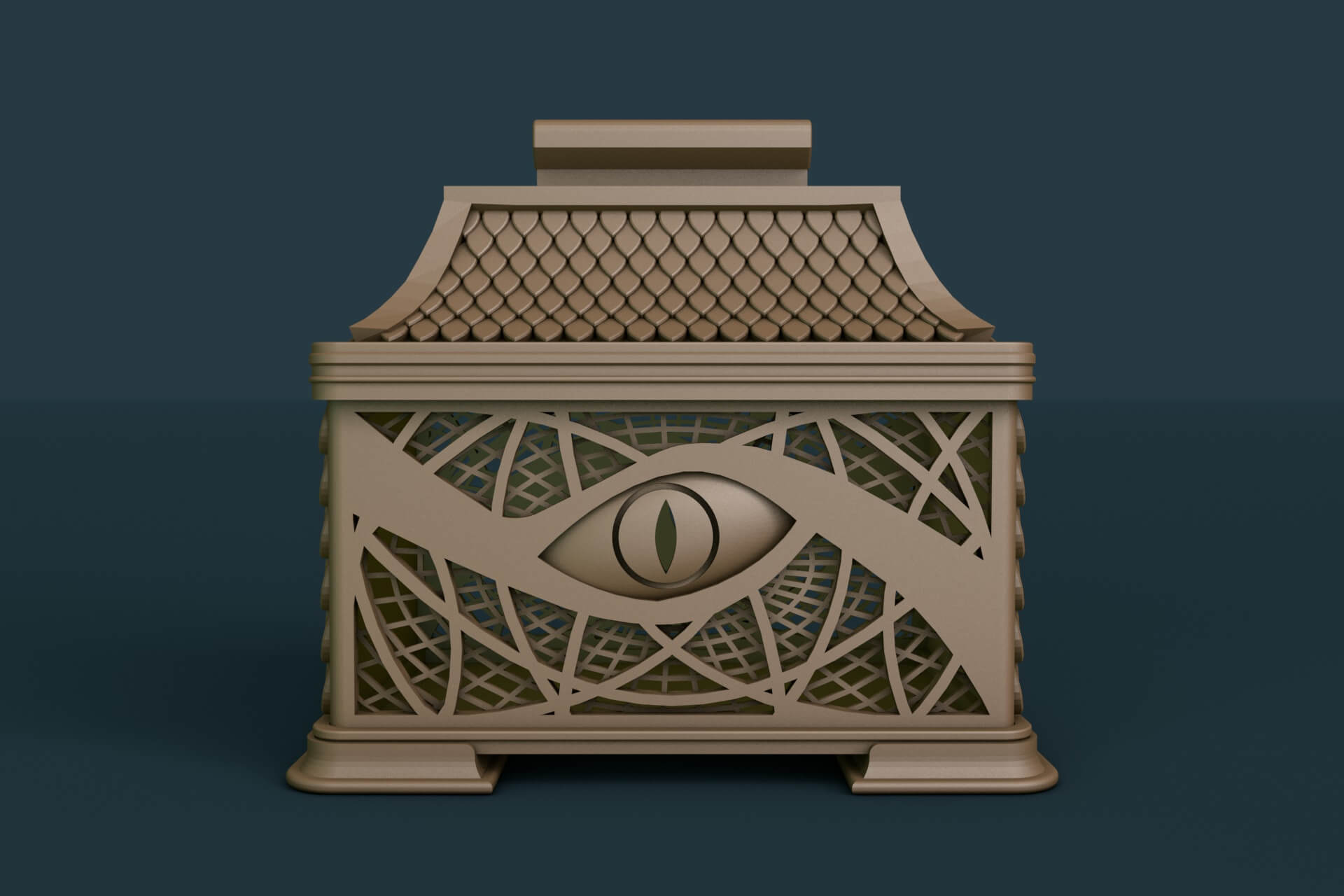 Dragon's Eye Box - Free 3D Print Model by LexTeh