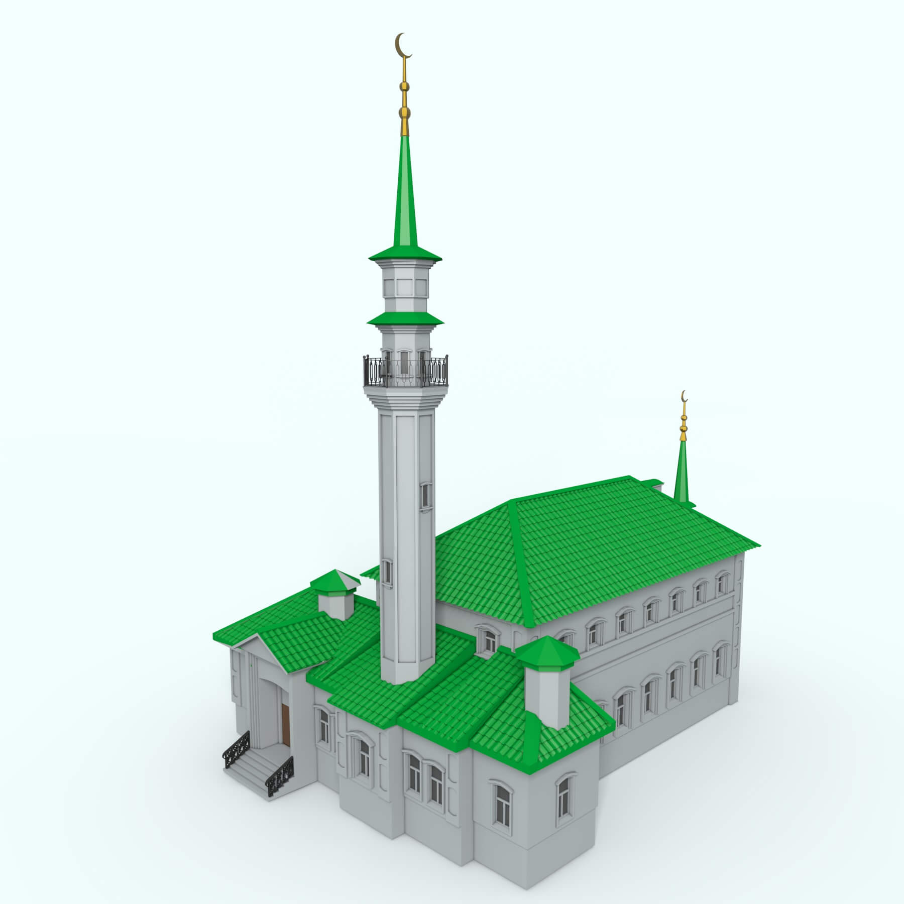 Mosque for 3D Printing by LexTeh