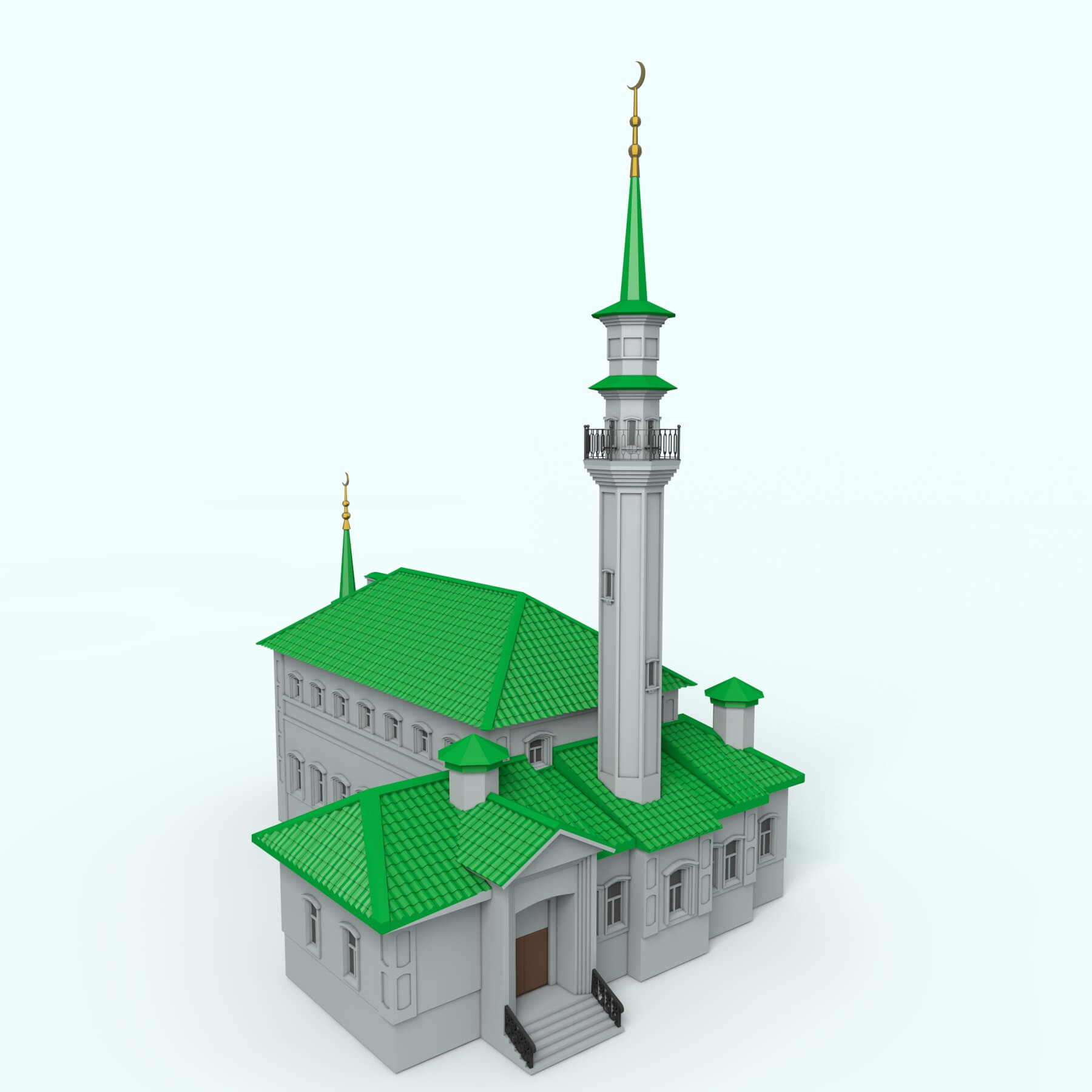 Mosque for 3D Printing by LexTeh