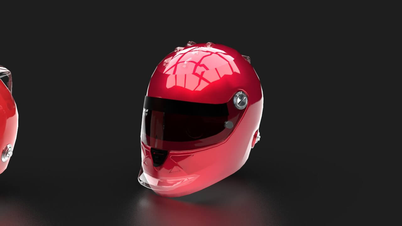Racing Helmets Pack - 3D Model by LFDesign