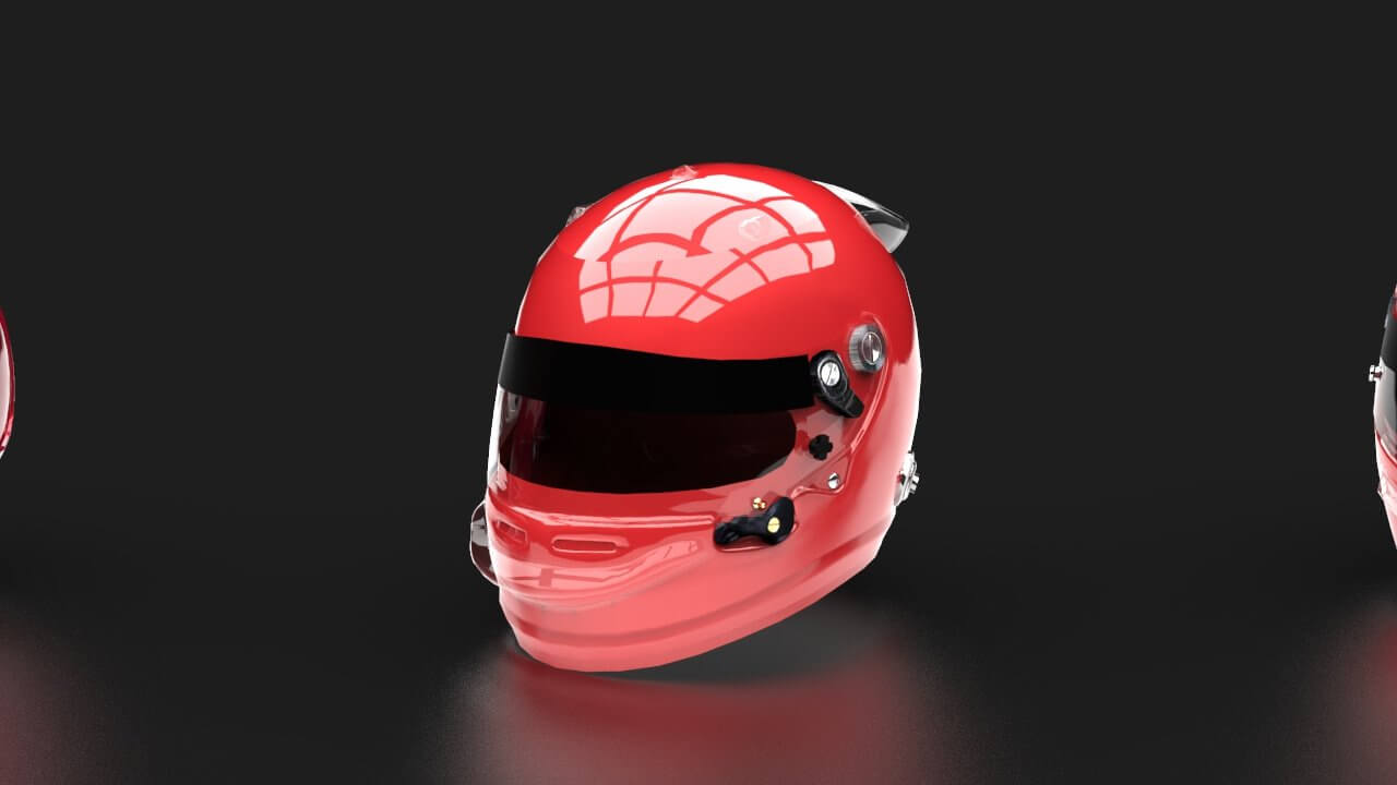 Racing Helmets Pack - 3D Model by LFDesign