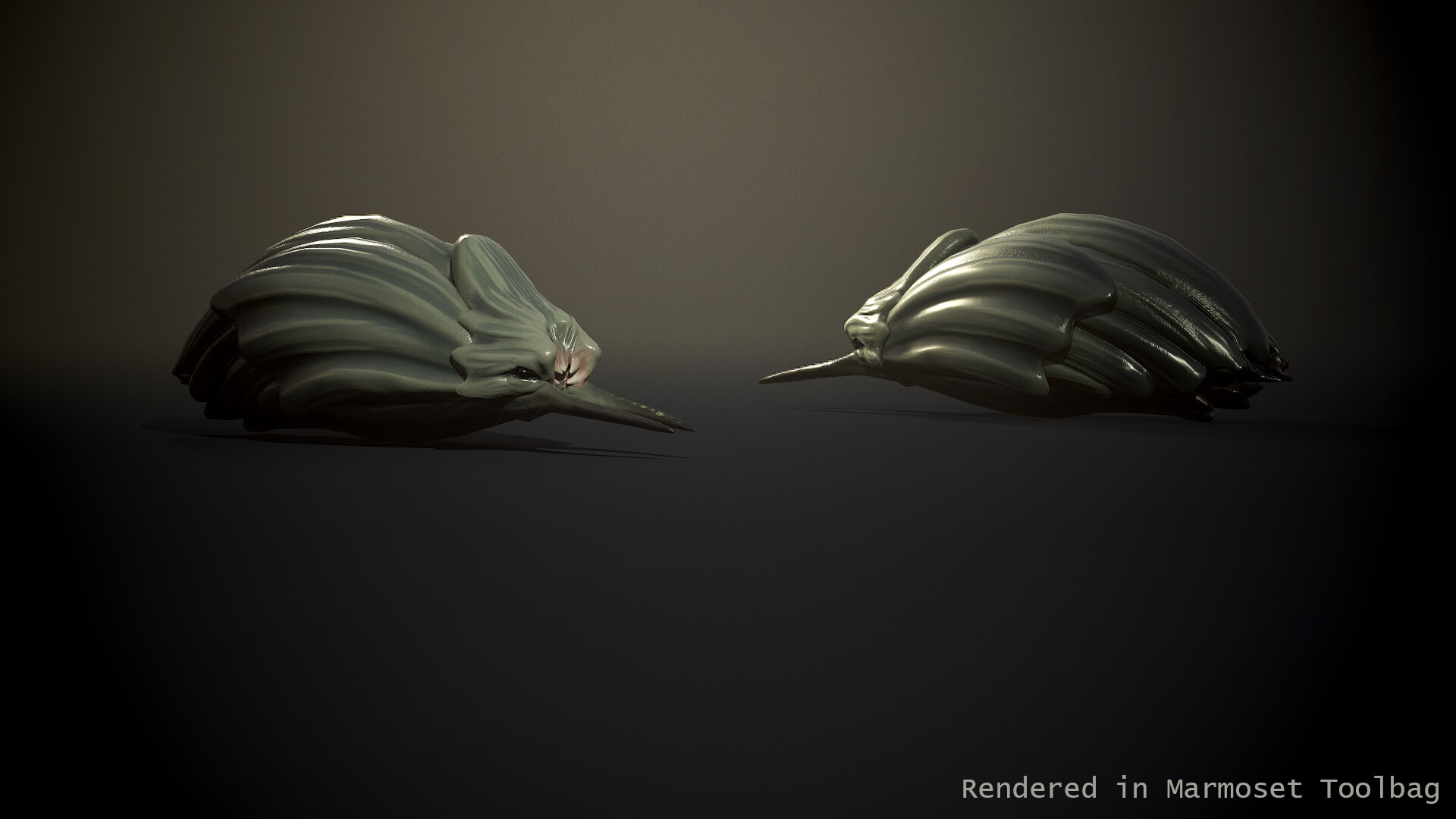 Clam Creature 1 - 3D Model by Liana1