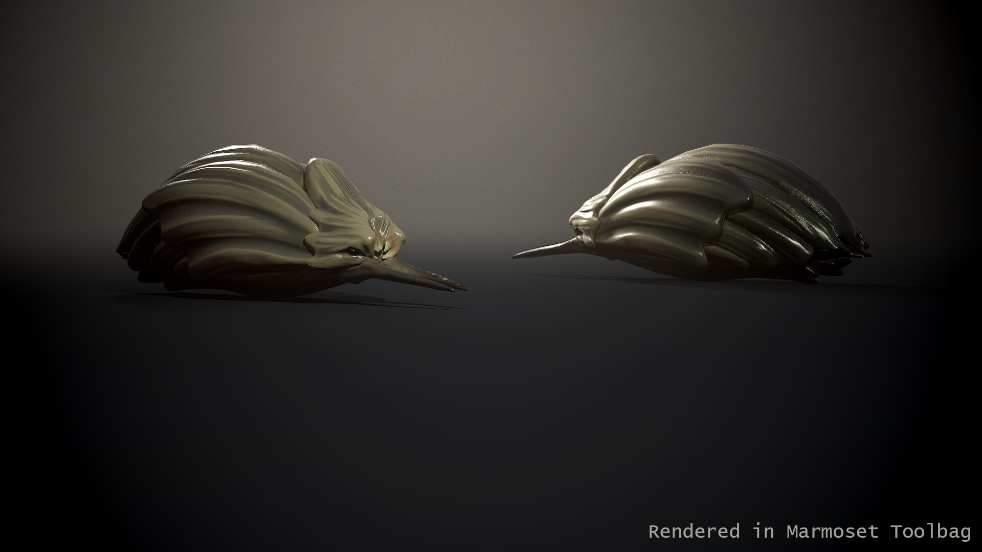 Clam Creature 1 - 3D Model by Liana1