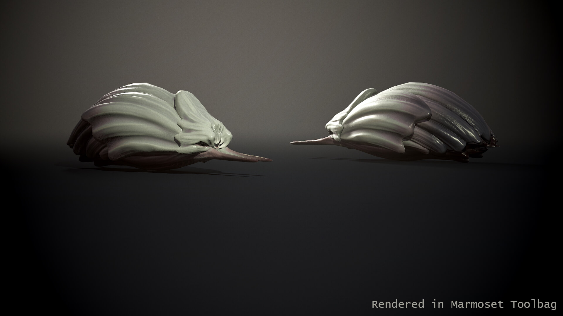 Clam Creature 1 - 3D Model by Liana1