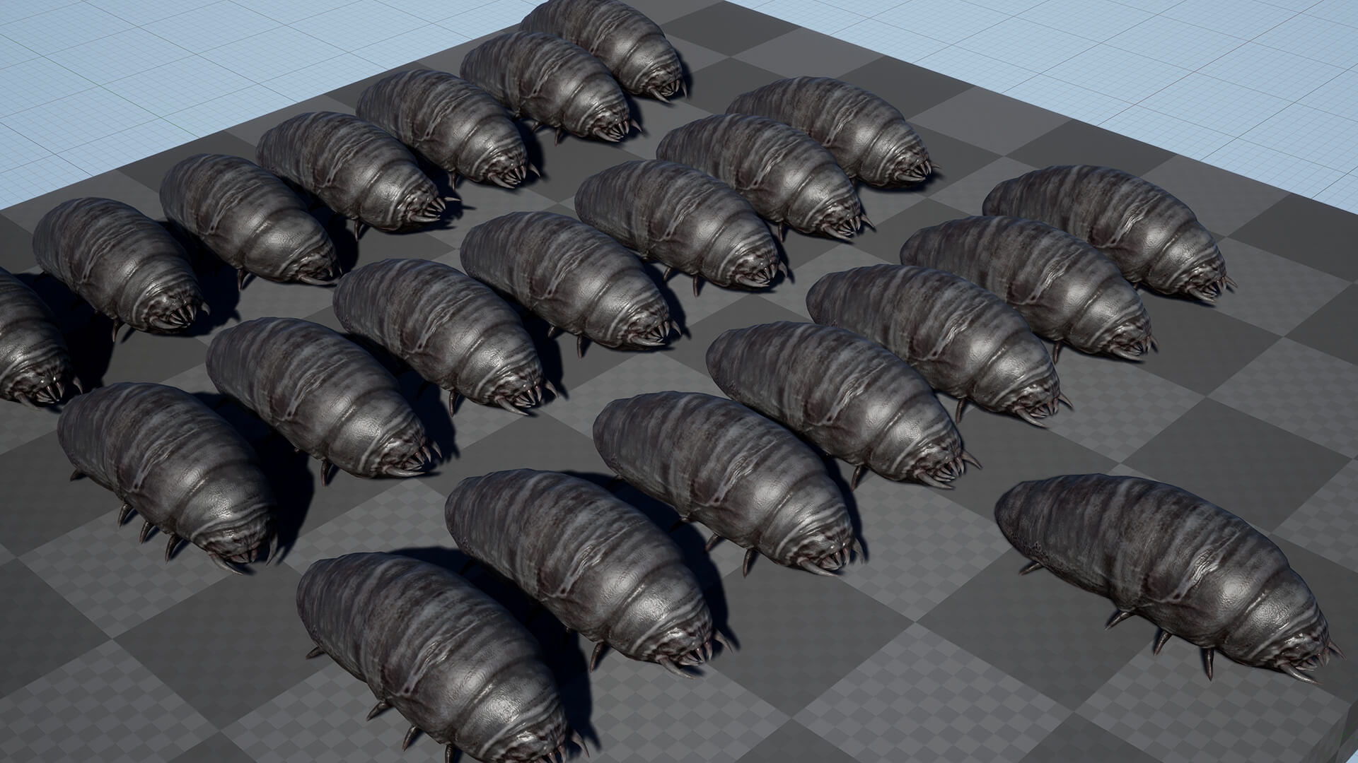 Horror Worm 1 - 3D Model by Liana1