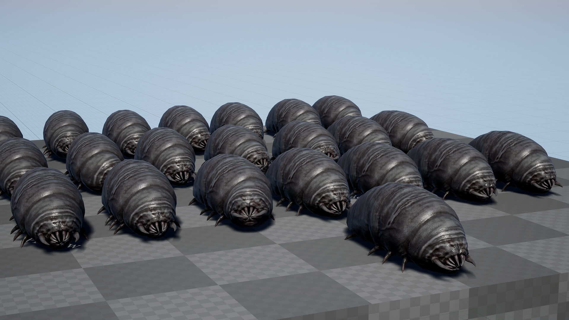 Horror_Worm1 - 3D Model by Liana1