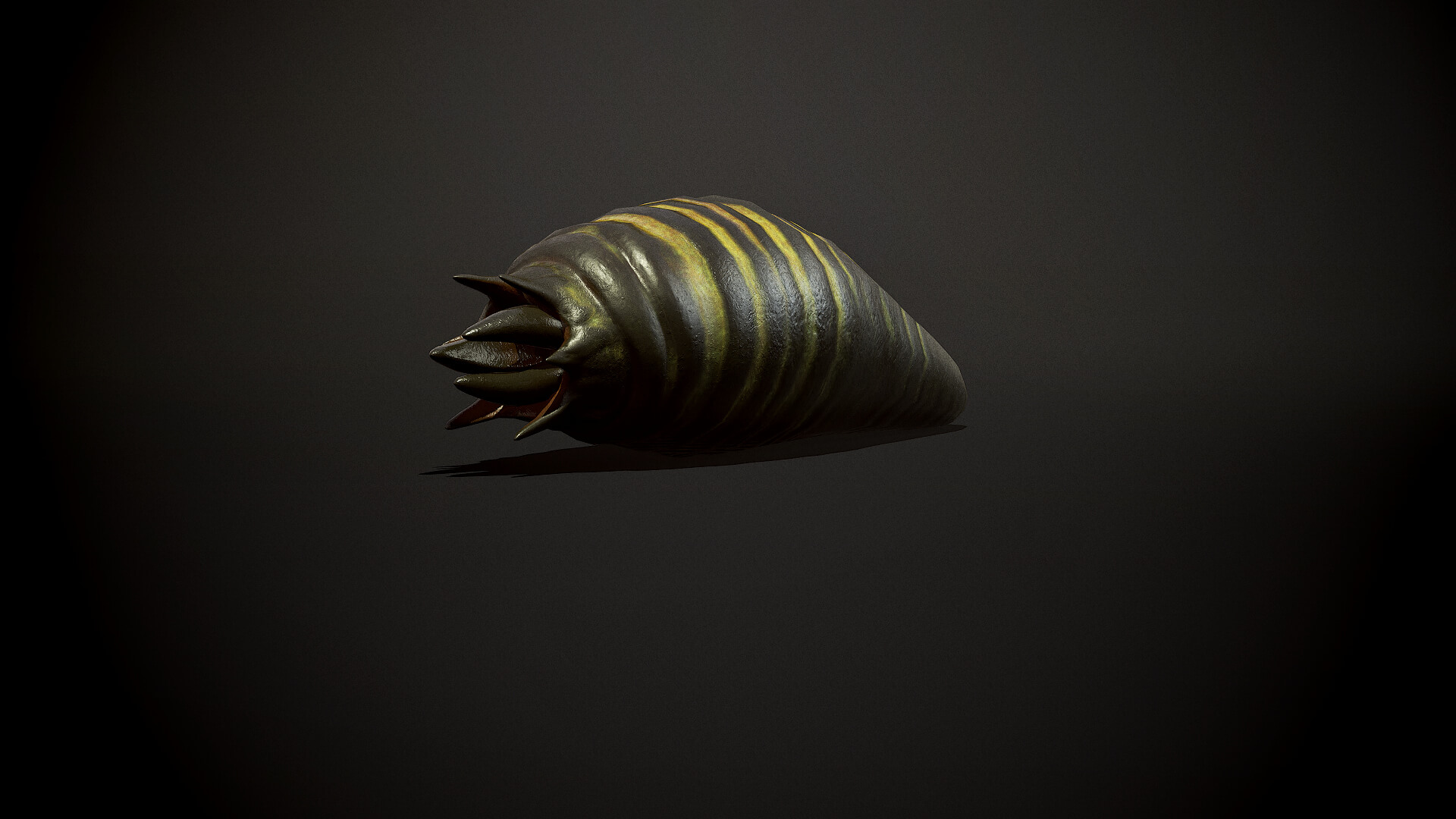 Land Worm 1 - 3D Model by Liana1