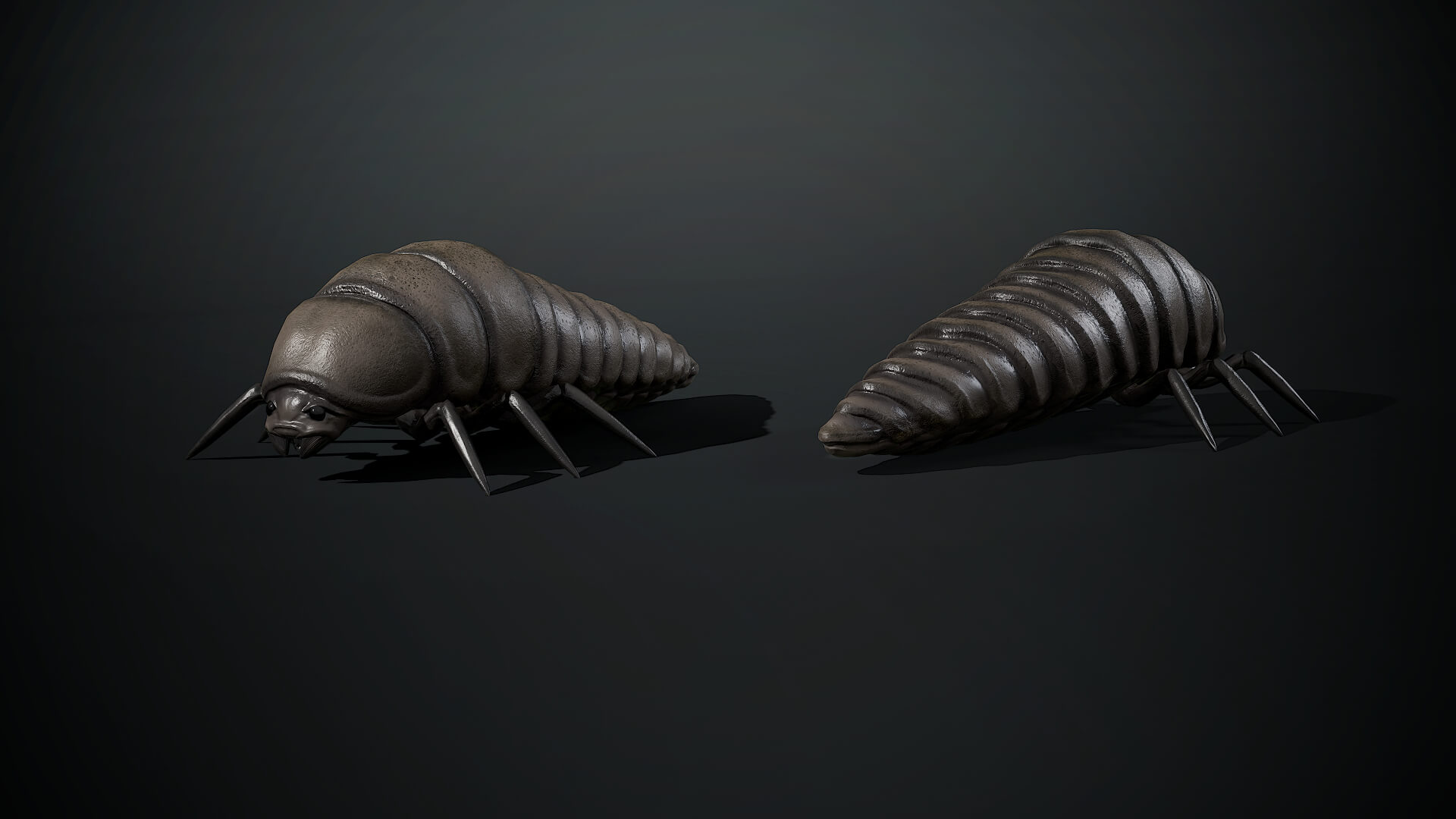 Larva Insect1 - 3D Model by Liana1