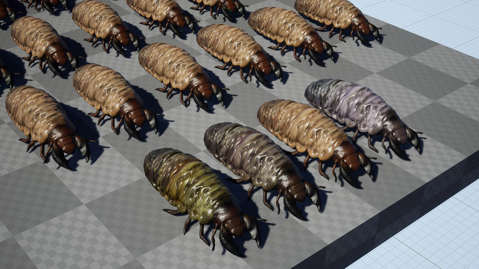 Larva Insect 2 - 3D Model by Liana1