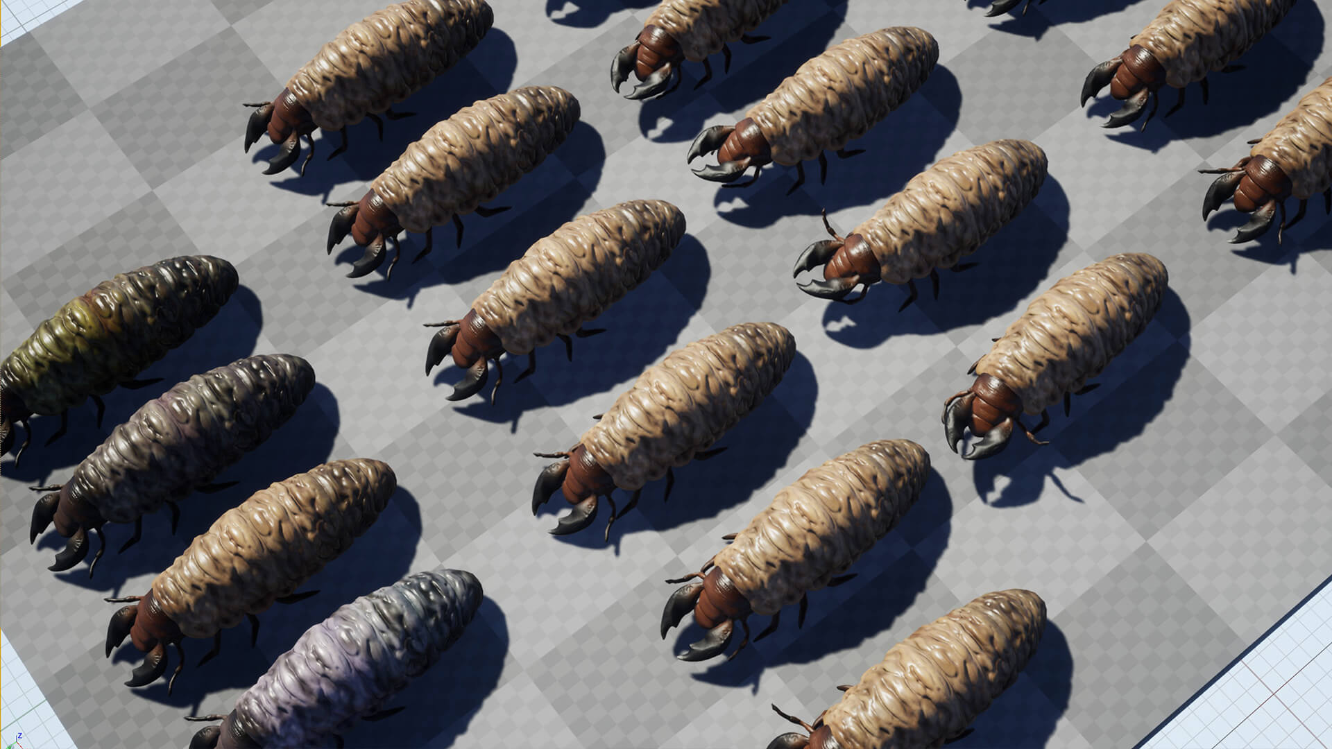 Larva Insect2 - 3D Model by Liana1