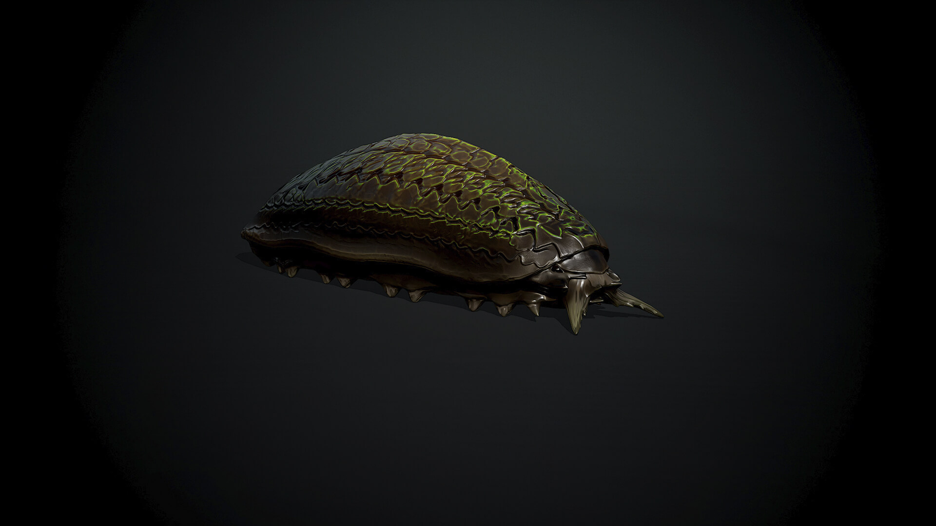 Larvae Creature1 - 3D Model by Liana1