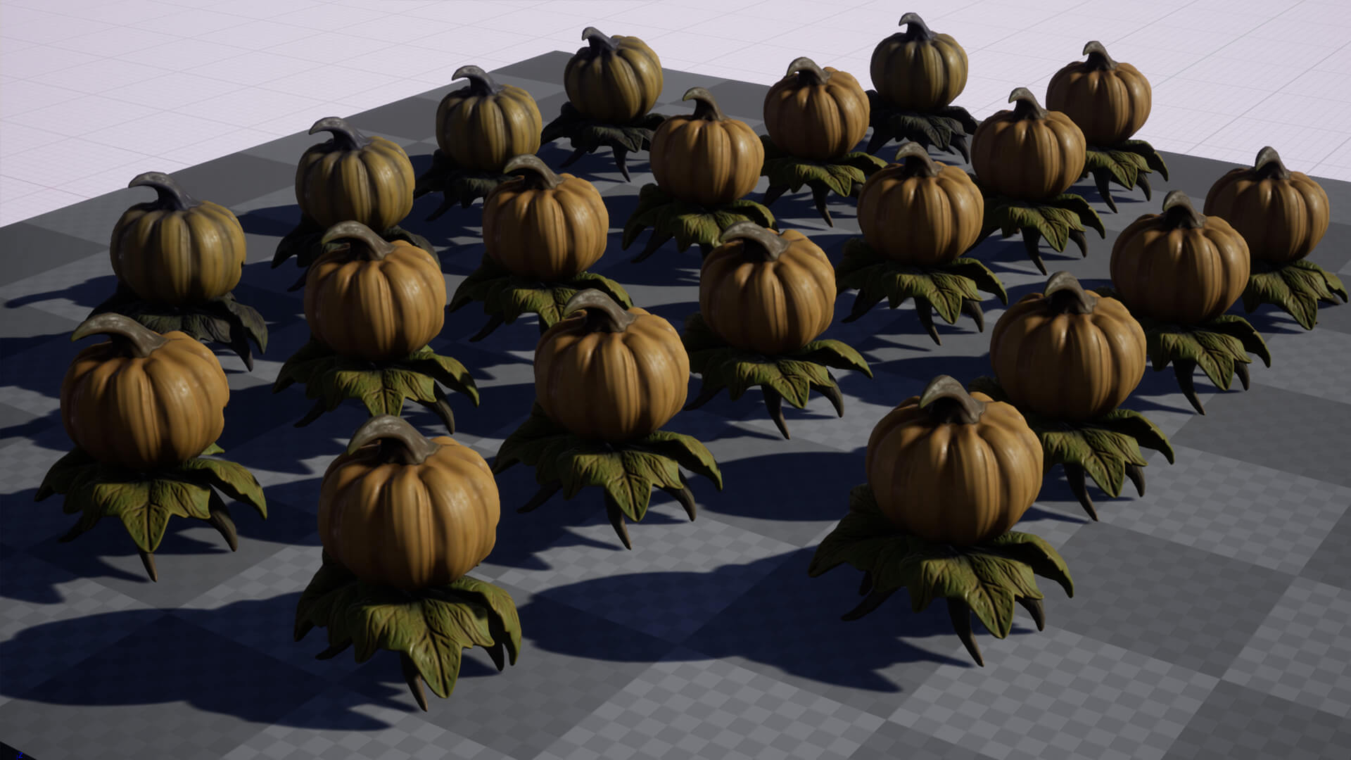 Pumpking Monster 1 - 3D Model by Liana1