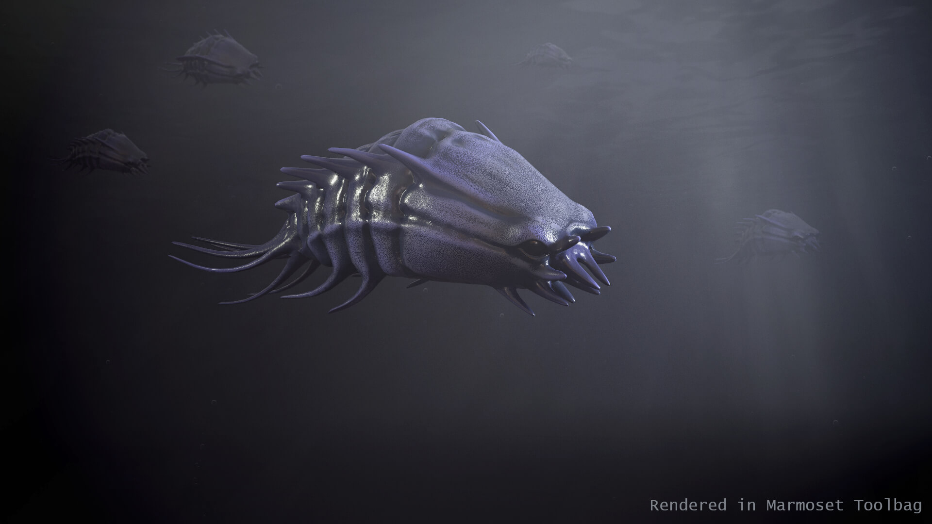 Sea Creature 1 - 3D Model by Liana1