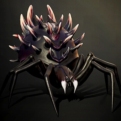 Low Poly Models | Creatures | Spiders | RenderHub