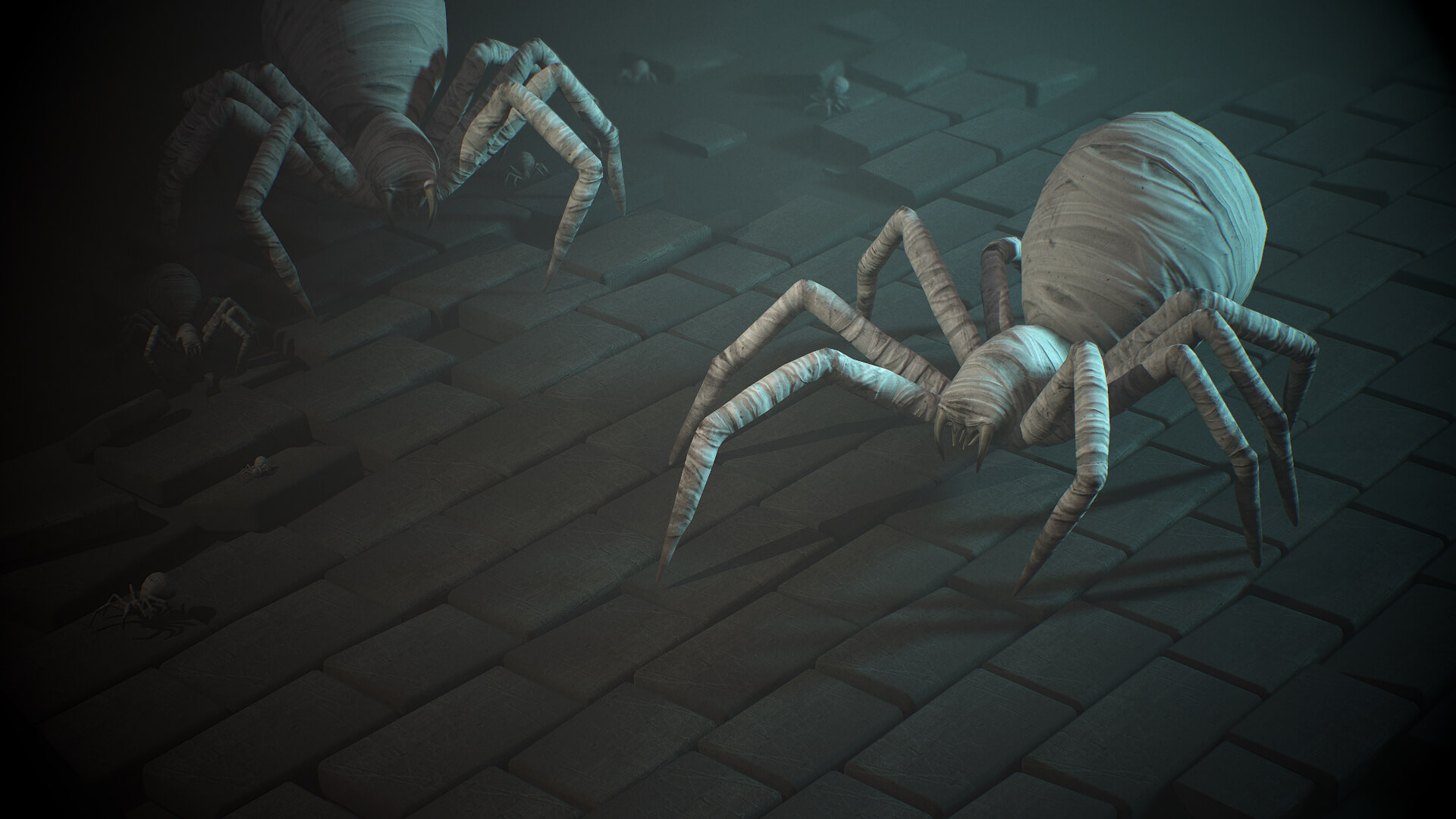 Spider Mummy - 3D Model by Liana1