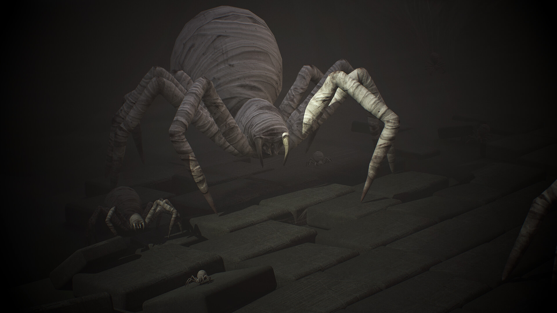 Spider Mummy - 3D Model by Liana1