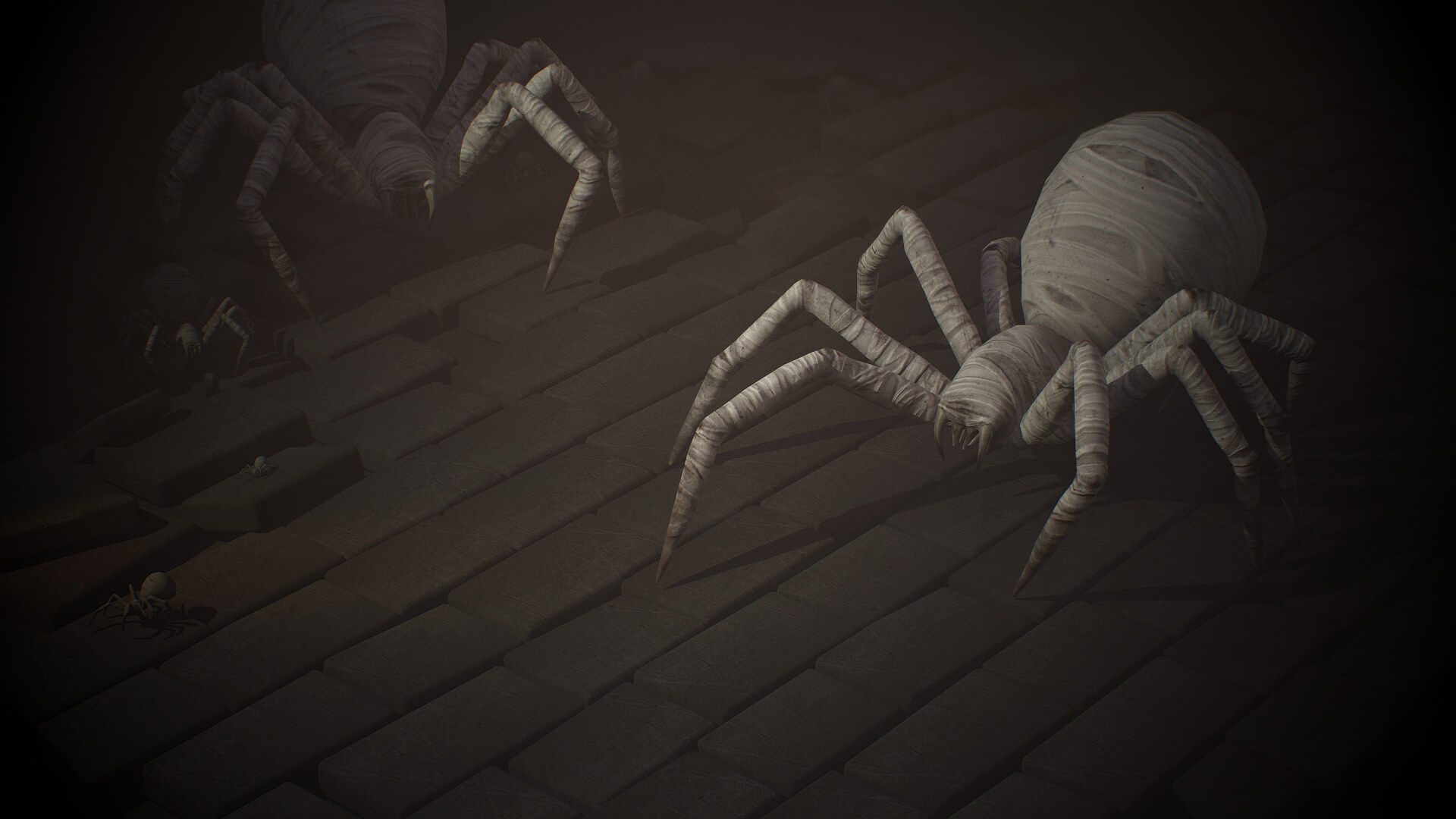 Spider Mummy - 3D Model by Liana1