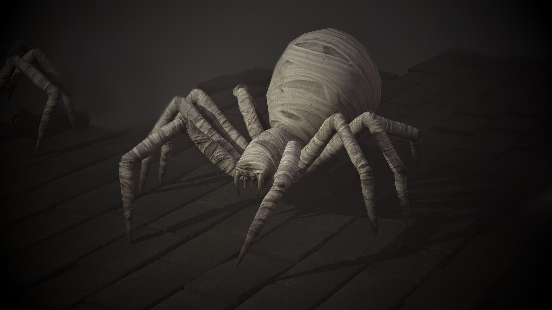 Spider Mummy - 3D Model by Liana1