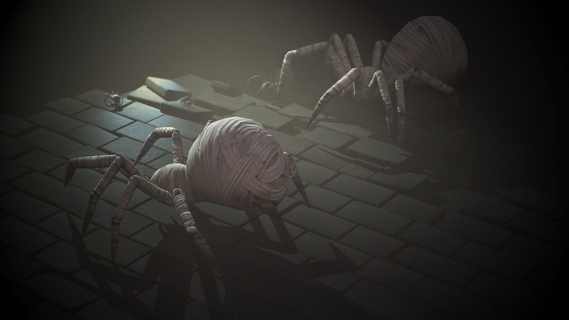 Spider Mummy - 3D Model by Liana1