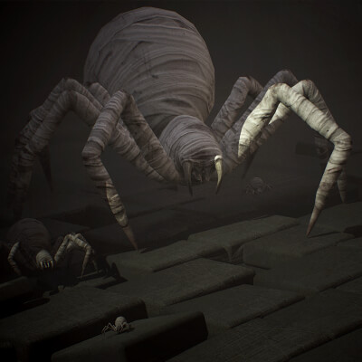 Spider Mummy - 3D Model by Liana1