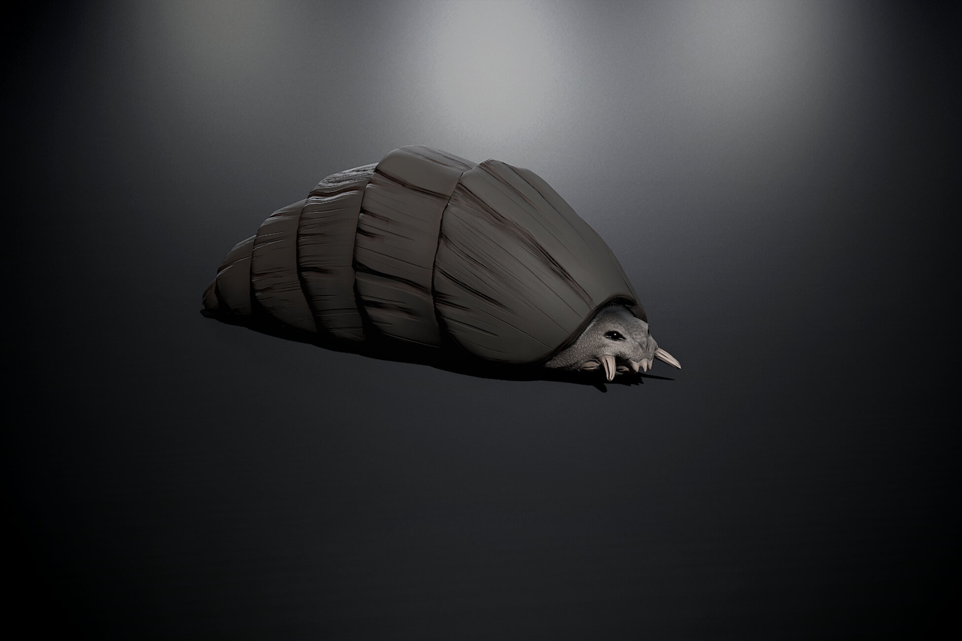 Worm Creature 2 - 3D Model by Liana1