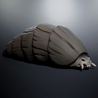 Worm Creature 2 - 3D Model by Liana1