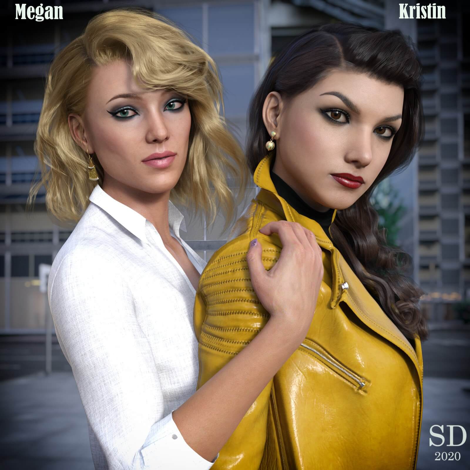 Beautiful Faces 3D Render, Digital Art by Lianart 3d