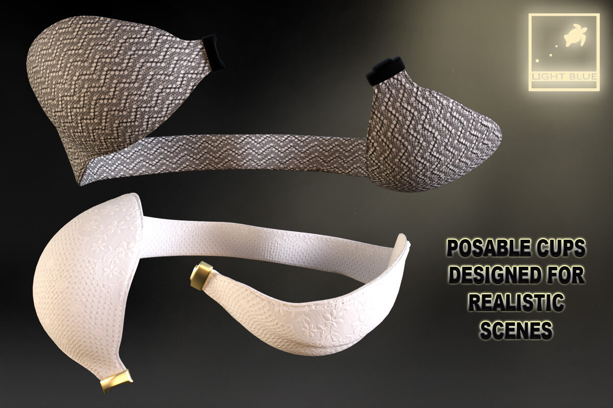 Front-Opening Bra Daz Content by lightBLUE