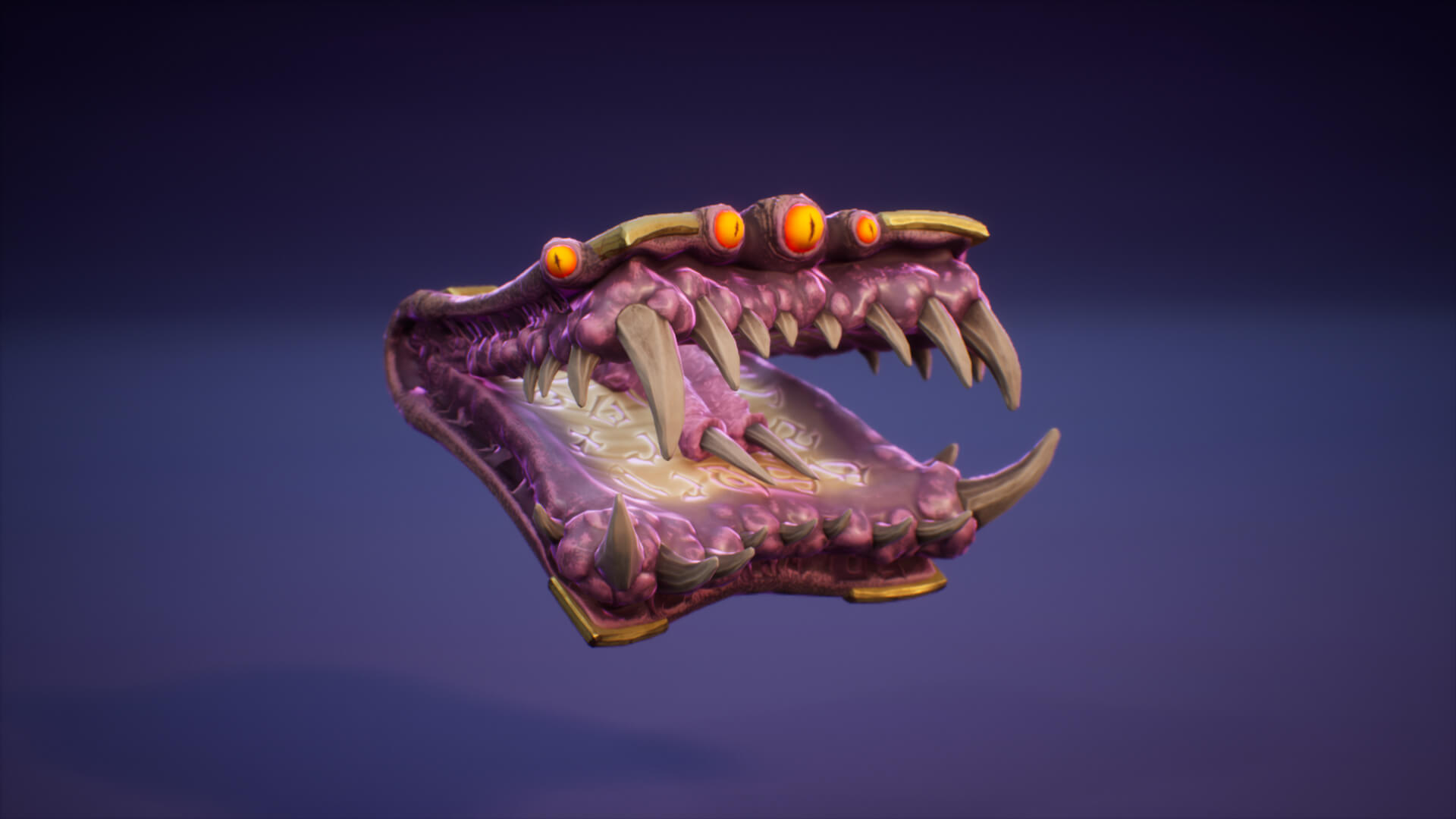 Mimic Book - Rig - Animations - Skins - Game Ready 3D Model by Lil_Pupinduy