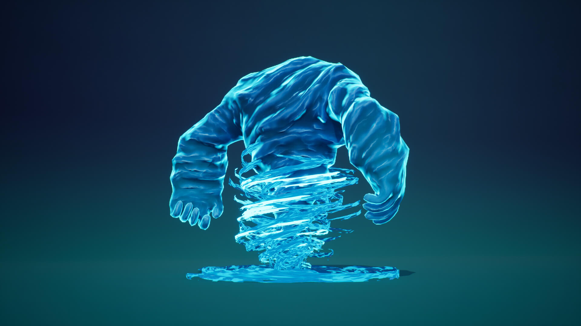 Water Elemental - 3D Model by Lil_Pupinduy