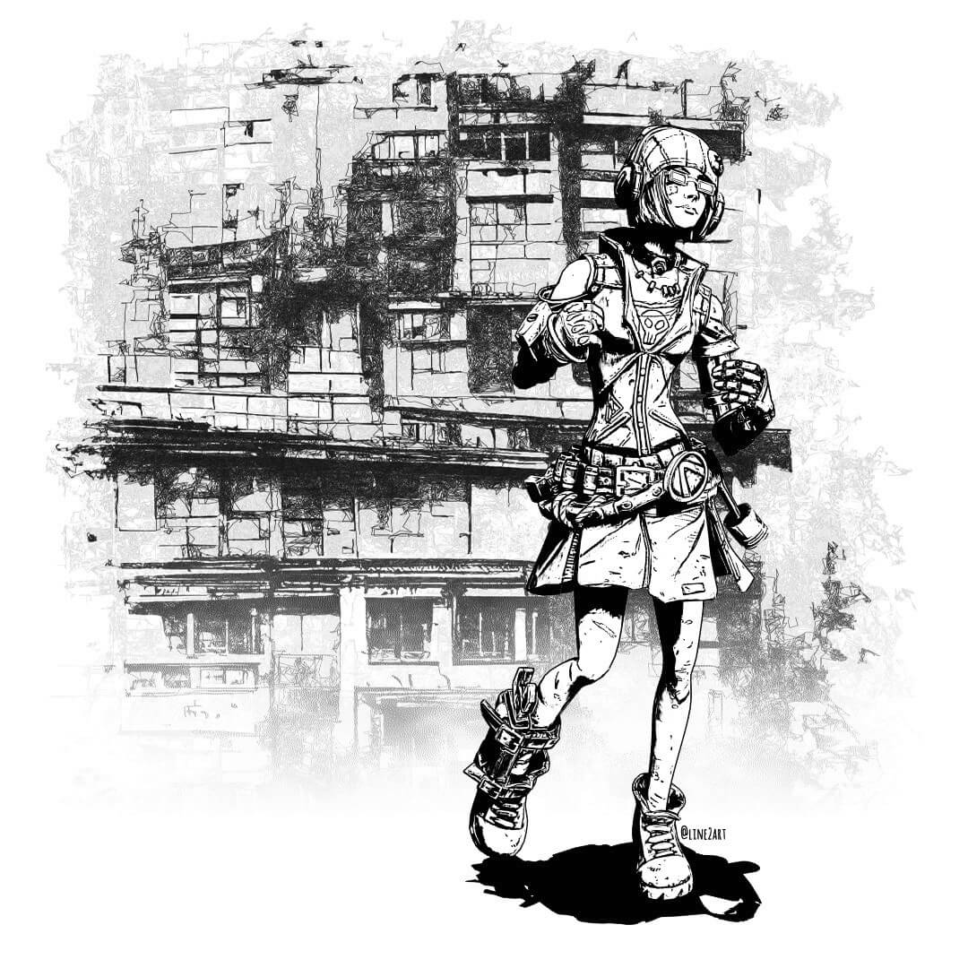 Dystopia 3D Render, Digital Art by line2art