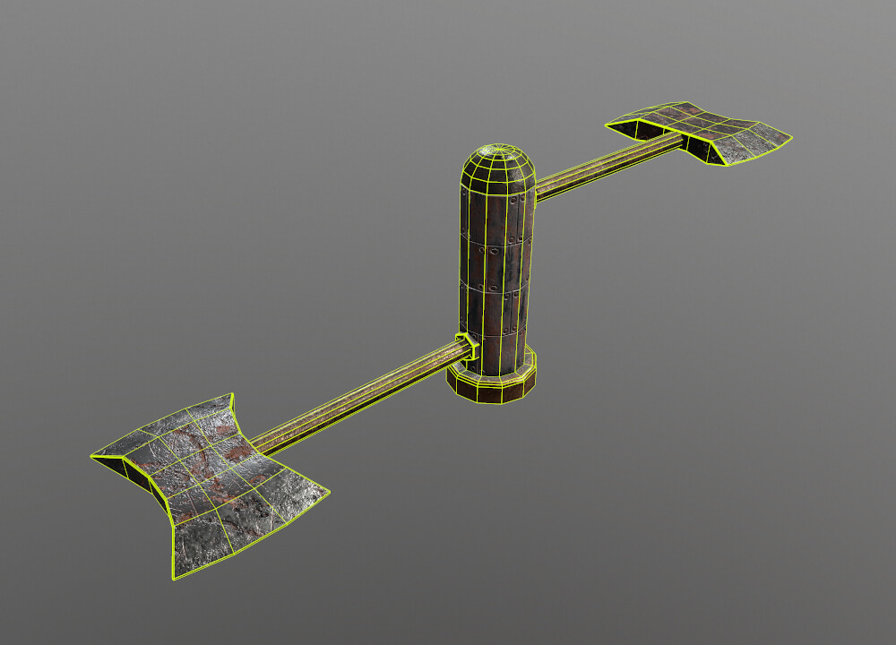 Traps for Game #2 Asset Game Ready Obstacle - 3D Model by LinearBlack-3D
