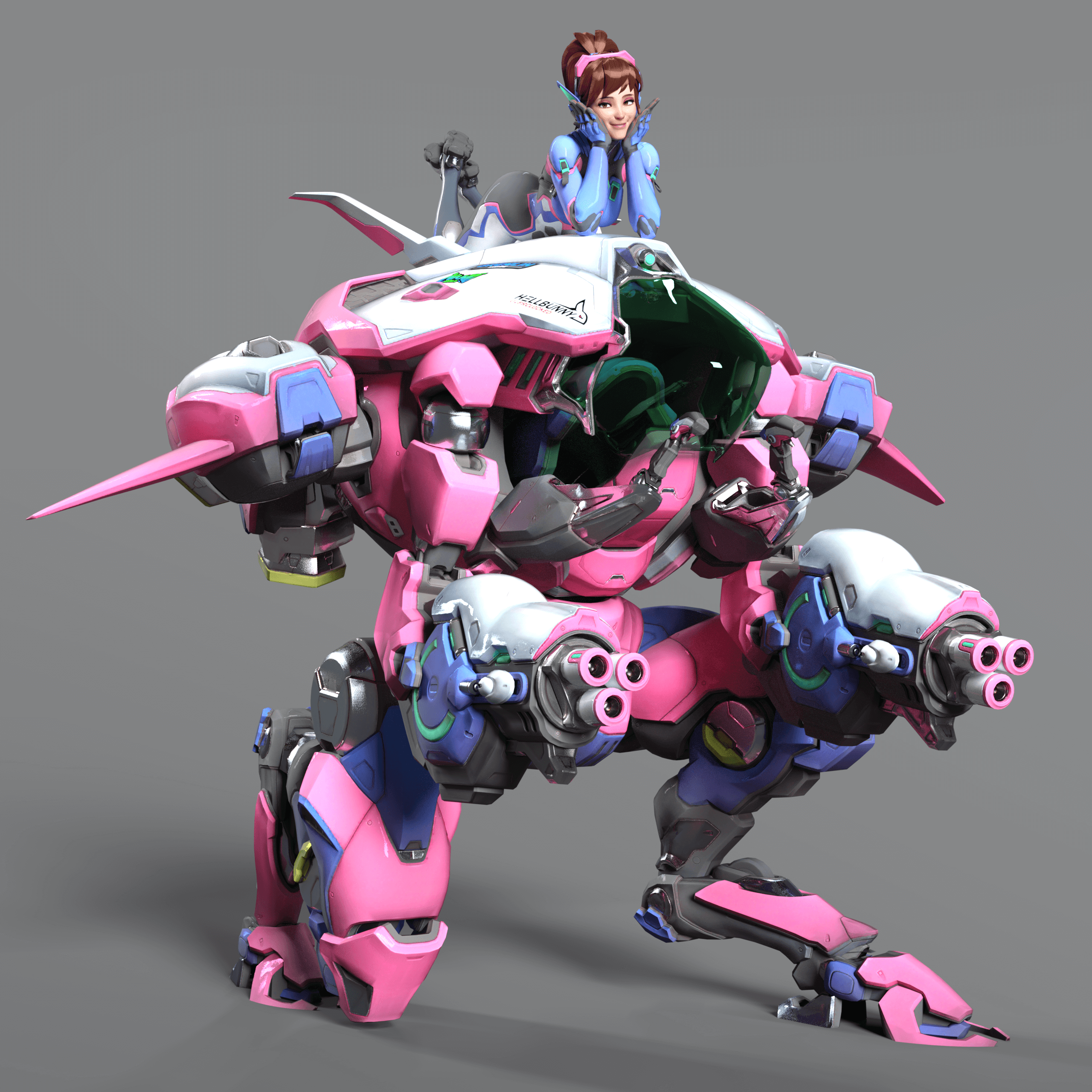 D.Va Pack 02 by Liondazstudio 3D Render by Liondazstudio
