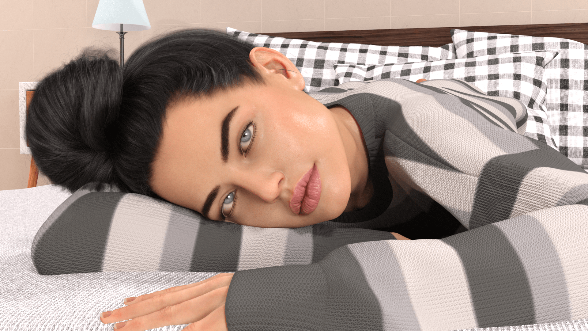Laying Poses Genesis 8 and 8.1 Female 3D Render by Liondazstudio