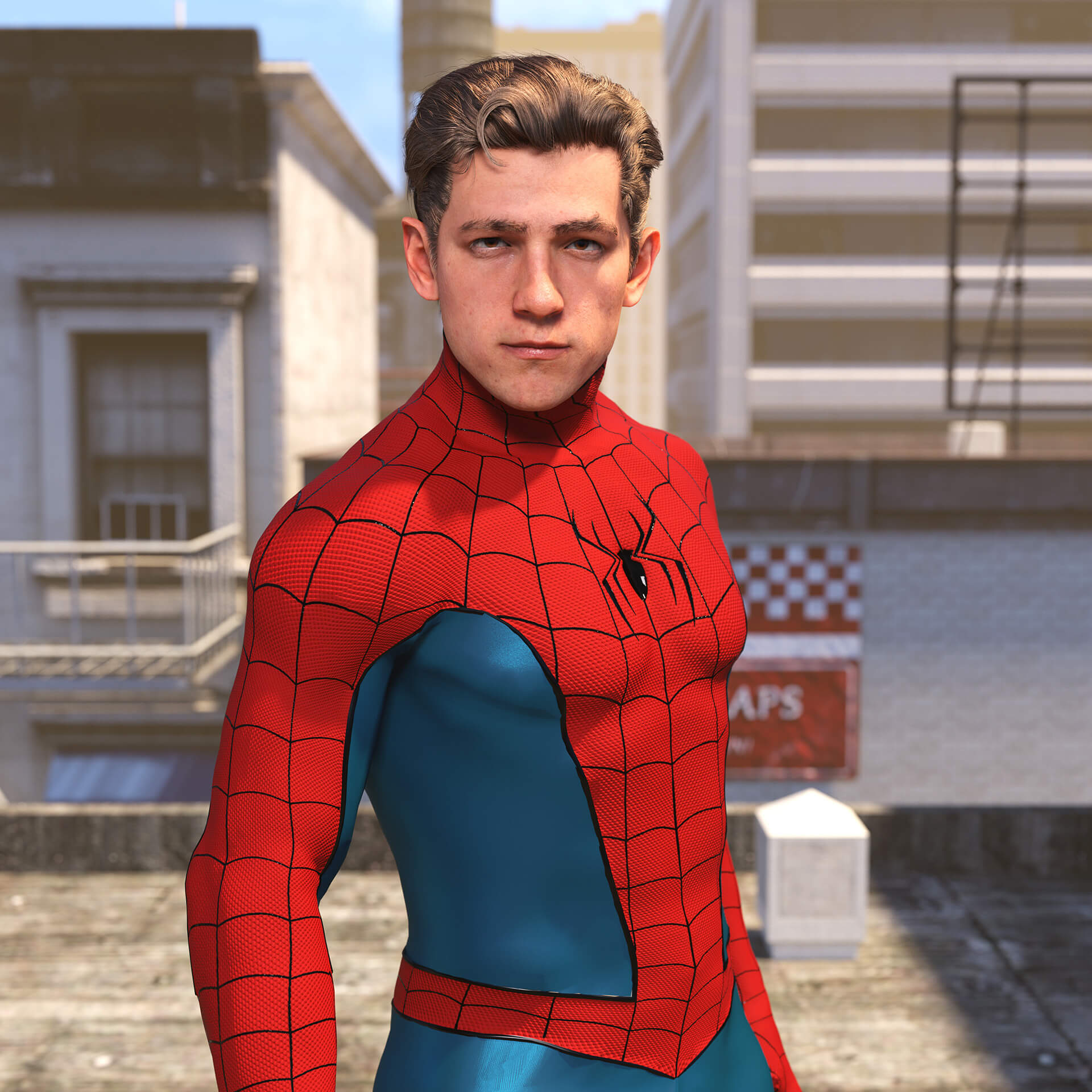 Spider-Man - 01 by Liondazstudio 3D Render by Liondazstudio