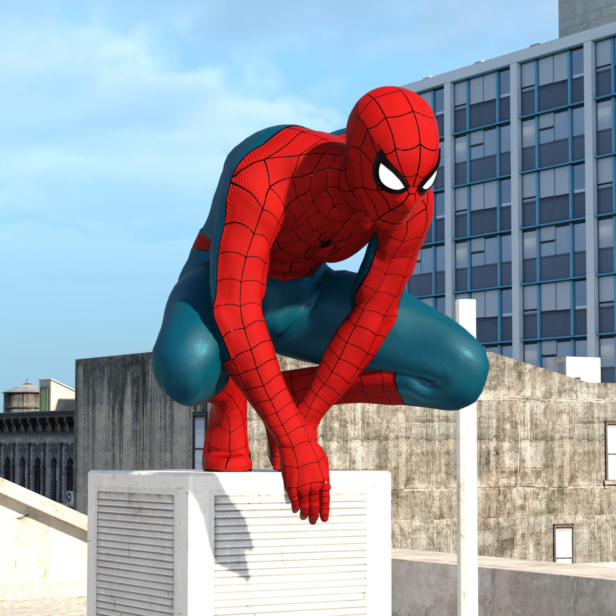Spider-Man Poses - 01 Daz Content by Liondazstudio