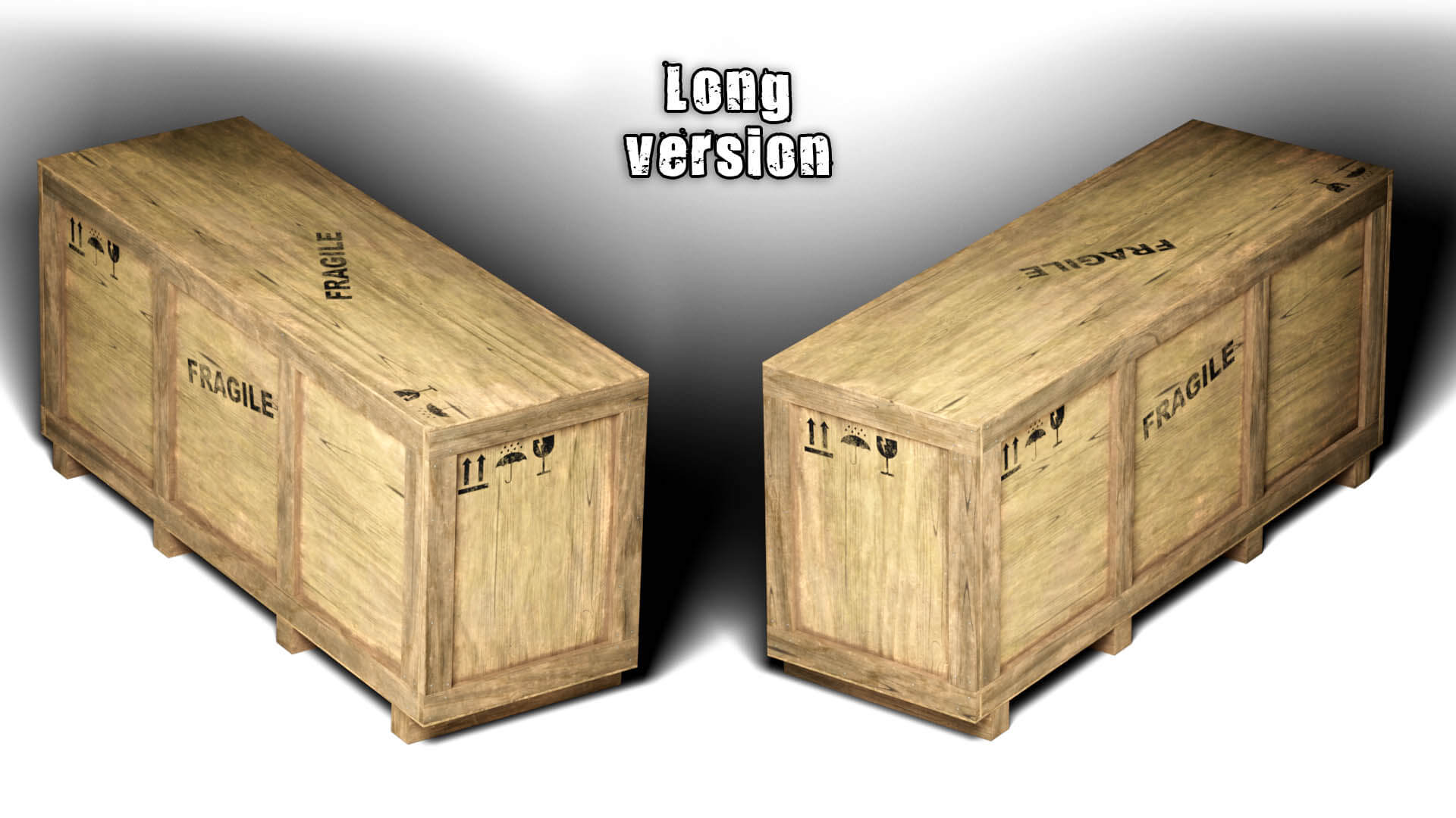 Transport Crates - Pack of 5 Sizes With 1 Texture Set 3D Model by ...