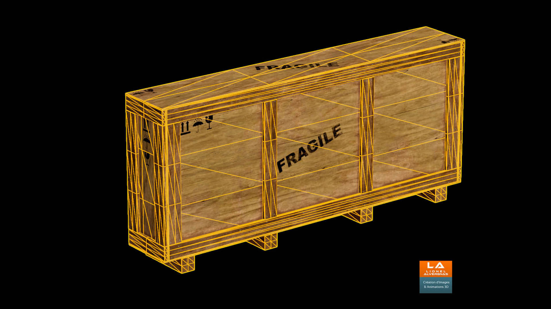 Transport Crates - Pack of 5 Sizes With 1 Texture Set 3D Model by ...