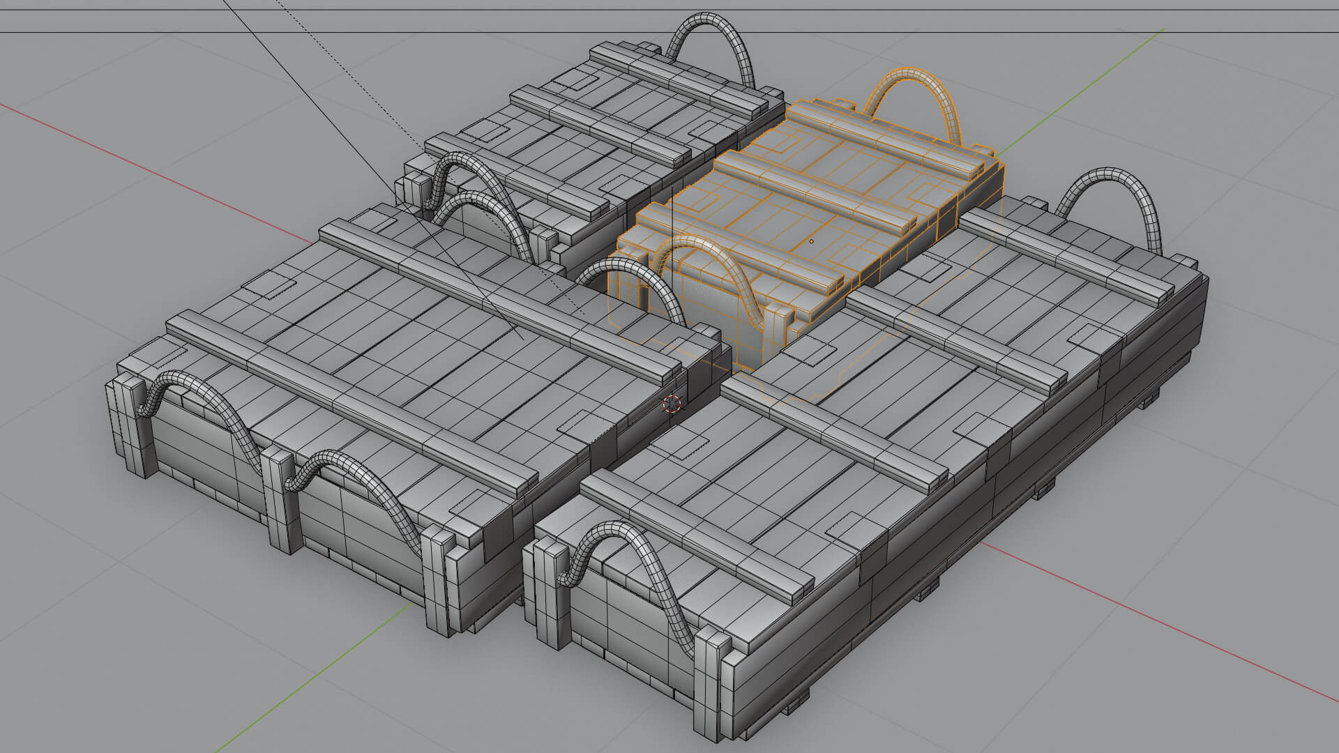 Wood Army Crates - Pack of 3 Sizes With 4 Texture Set Each 3D Model by ...