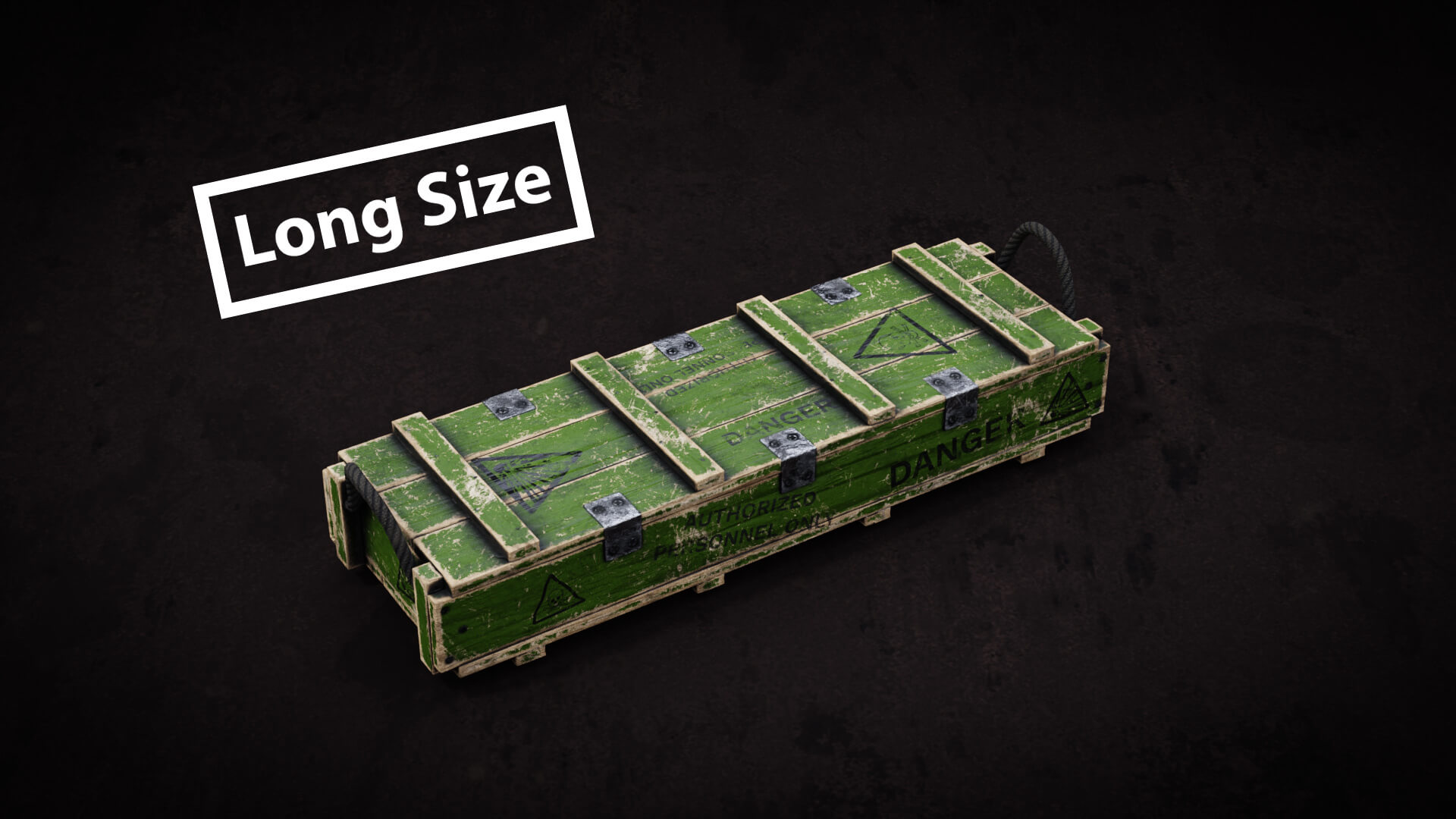 Wood Army Crates - Pack of 3 Sizes With 4 Texture Set Each 3D Model by ...