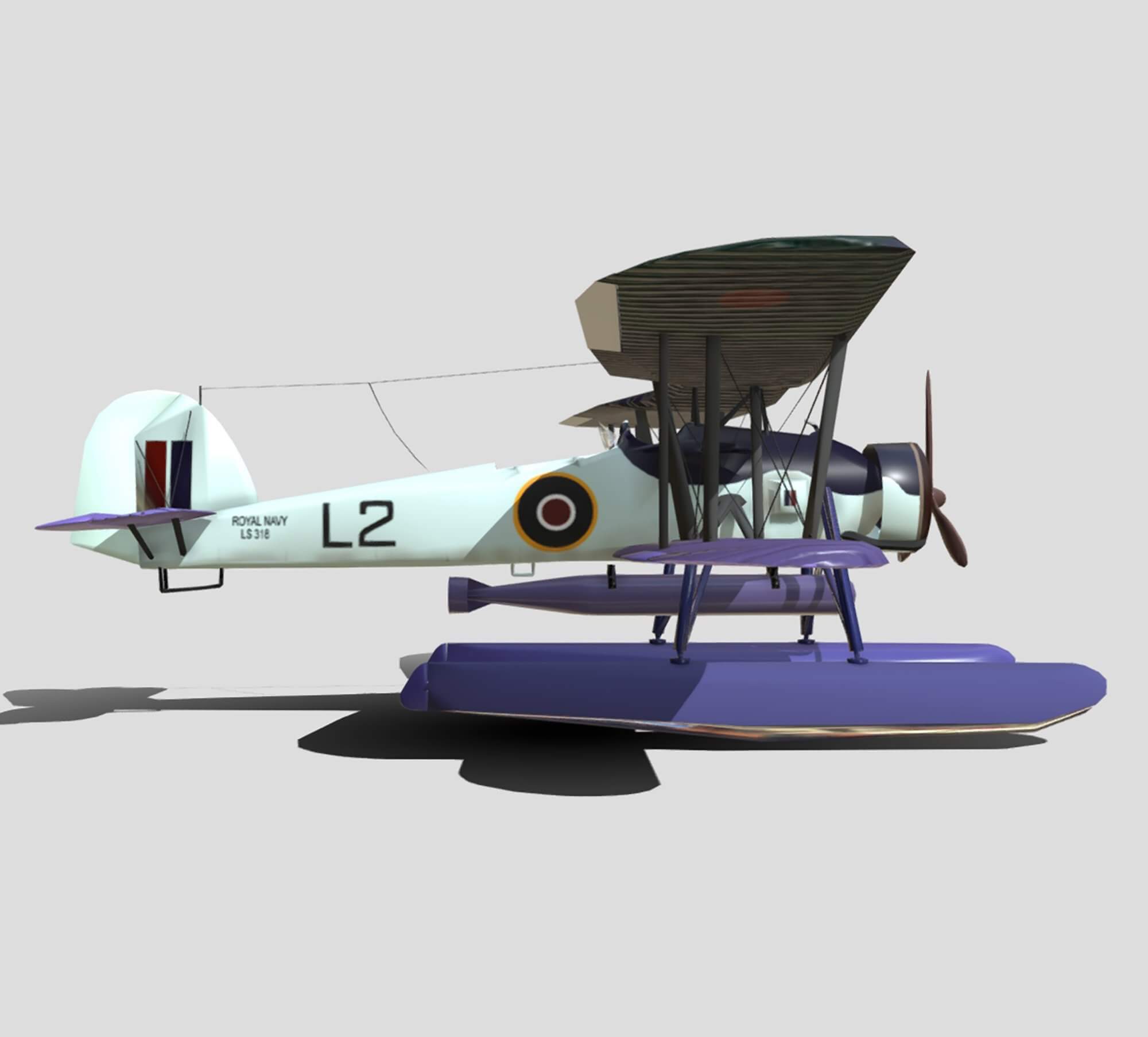 Airplane Swordfish - 3D Model by Lionheart