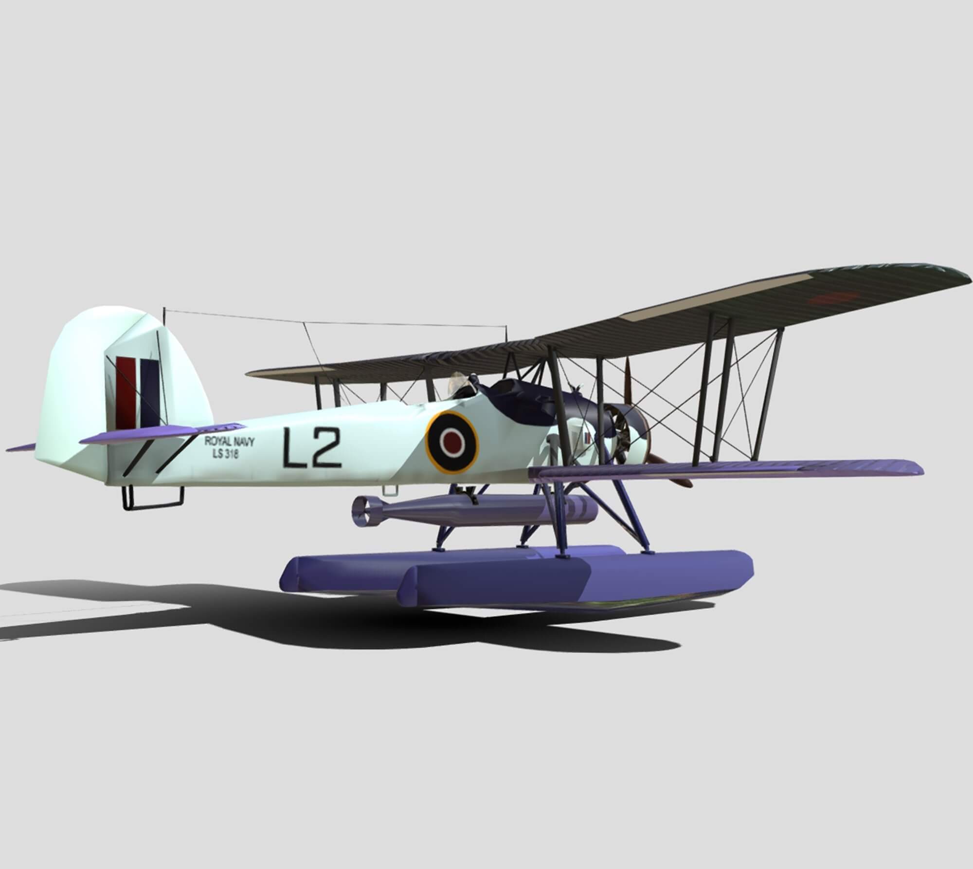 Airplane Swordfish - 3D Model by Lionheart