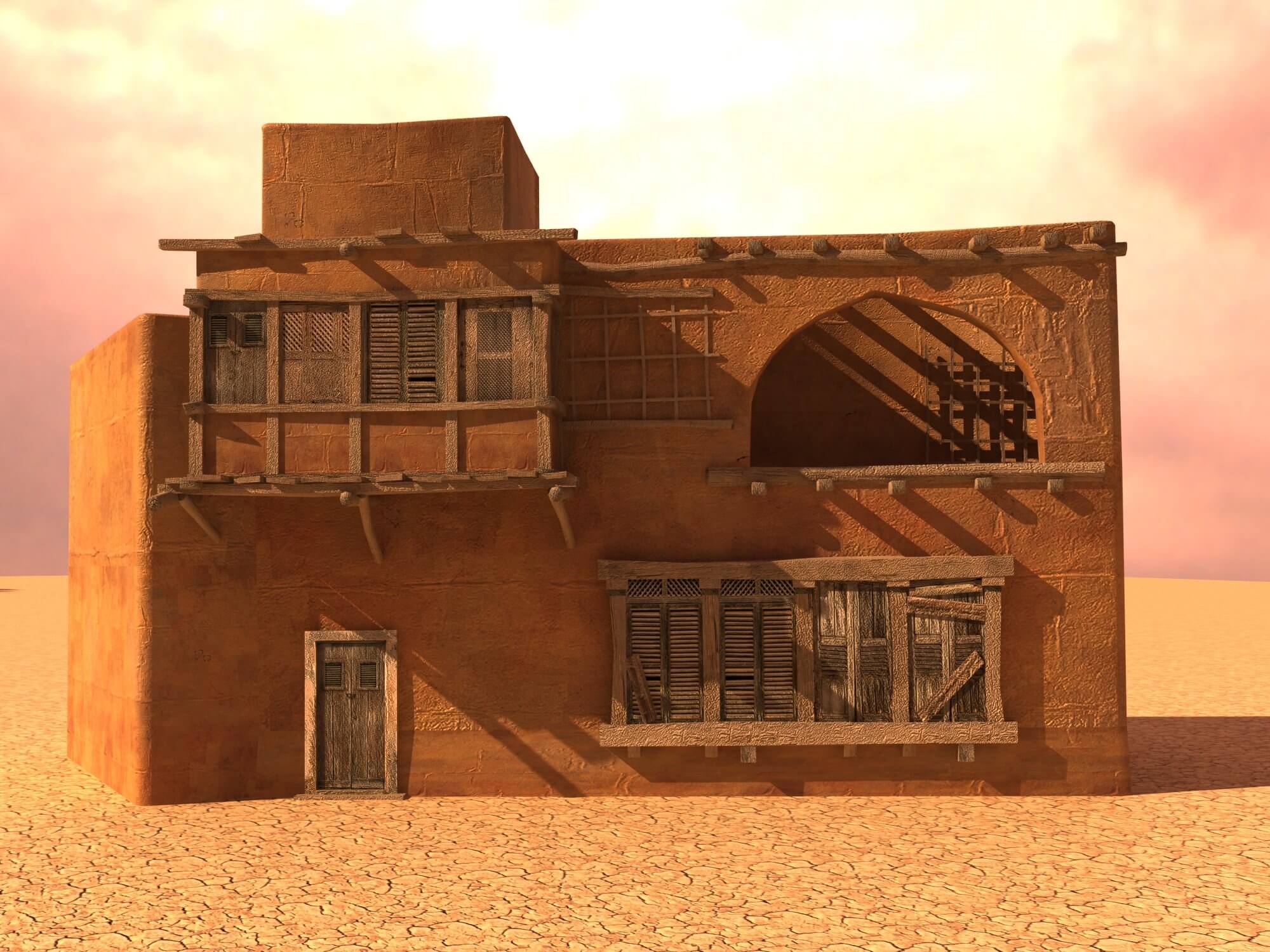 Arabian House - 3D Model by Lionheart