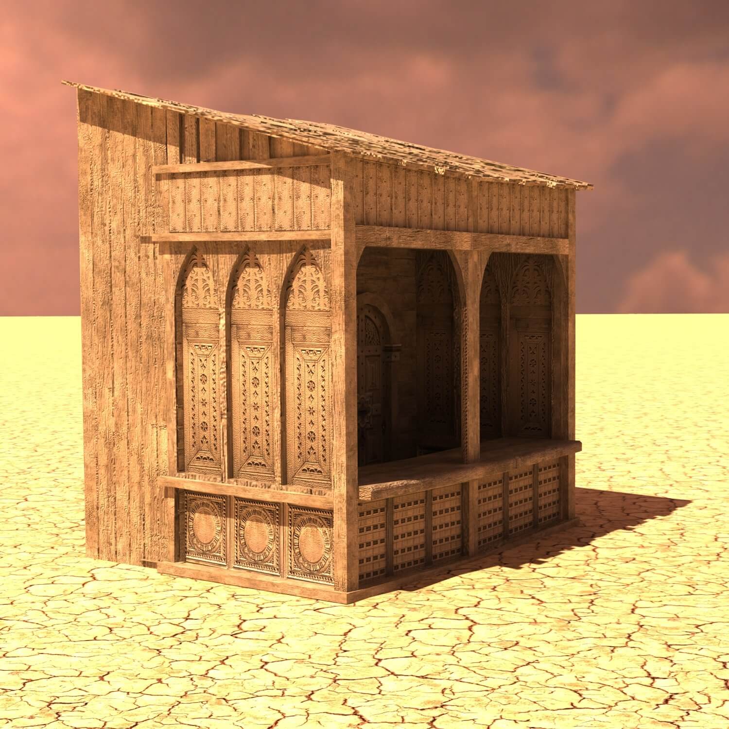 Arabian Merchant Shop - 3D Model by Lionheart