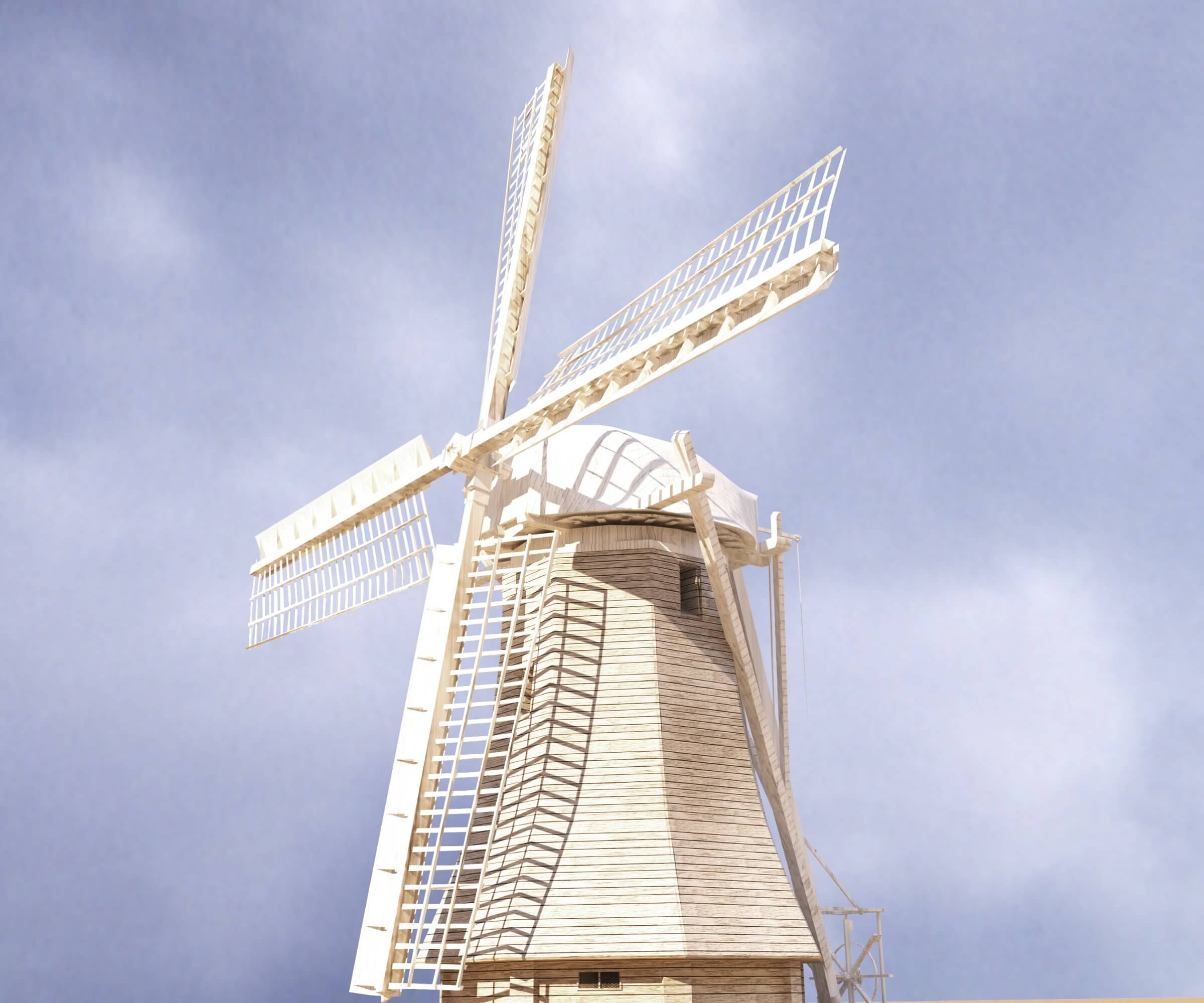 Windmill - 3D Model by Lionheart