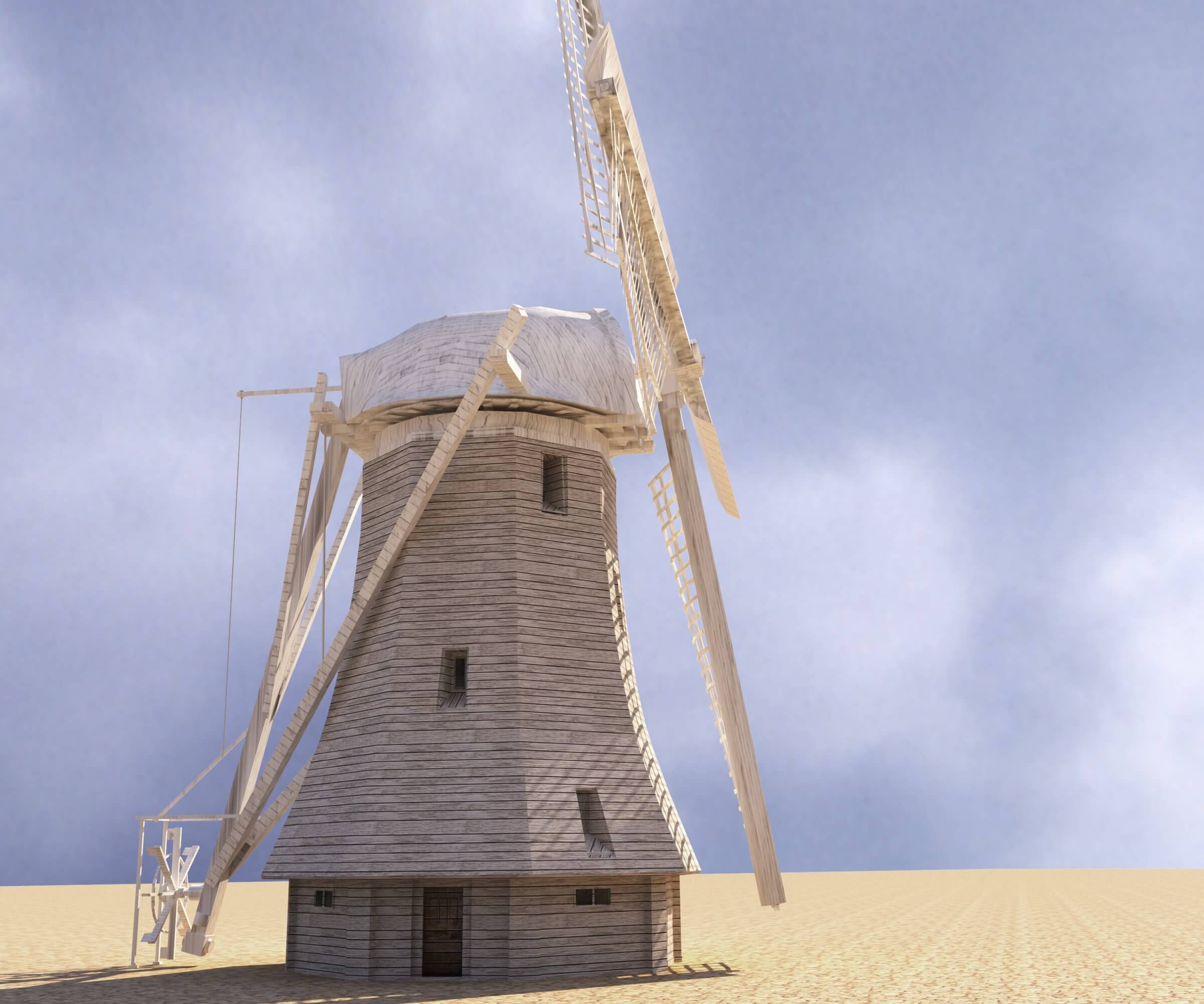 Windmill - 3D Model by Lionheart